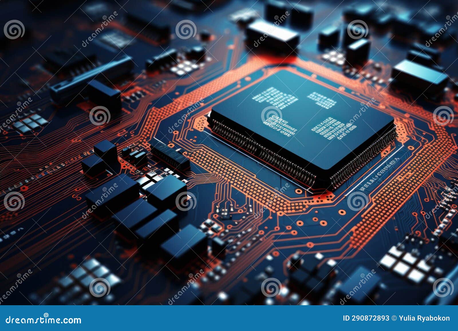 Miniature Circuit Breaker 1P Plus N Mounted On A DIN Rail Cartoon ...