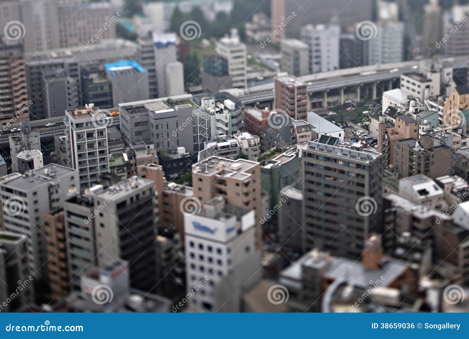 Miniature City stock photo. Image of tokyo, miniature - 38659036