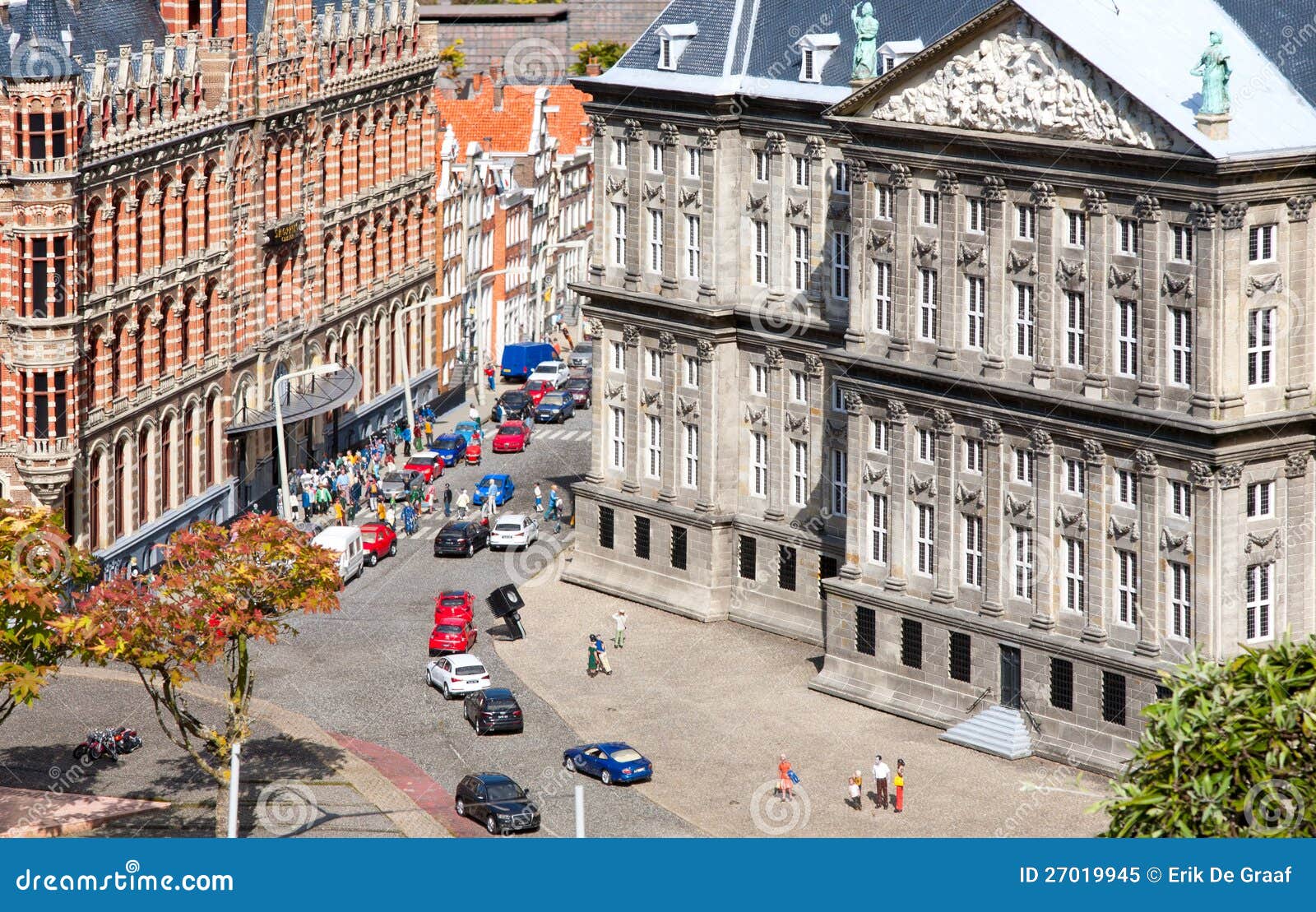 Miniature City Replica With Iconic Landmarks For Educational Use Stock ...