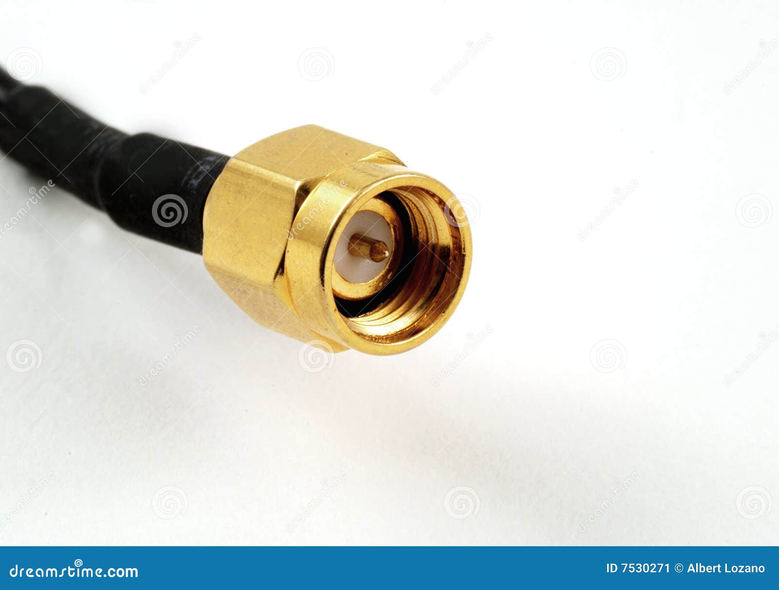 Miniature connector stock image. Image of communication - 7530271
