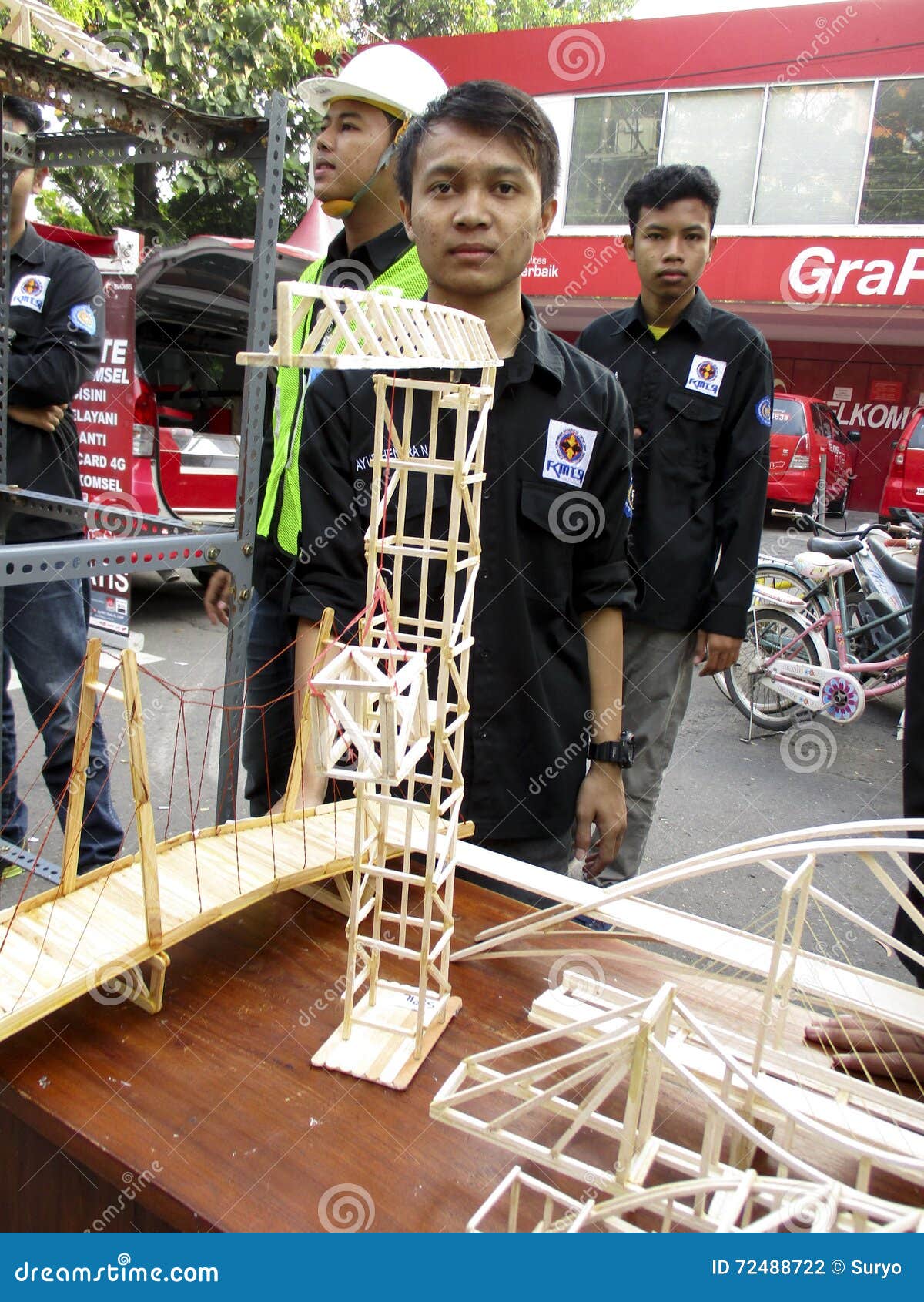 Miniature constructions editorial photography. Image of students - 72488722