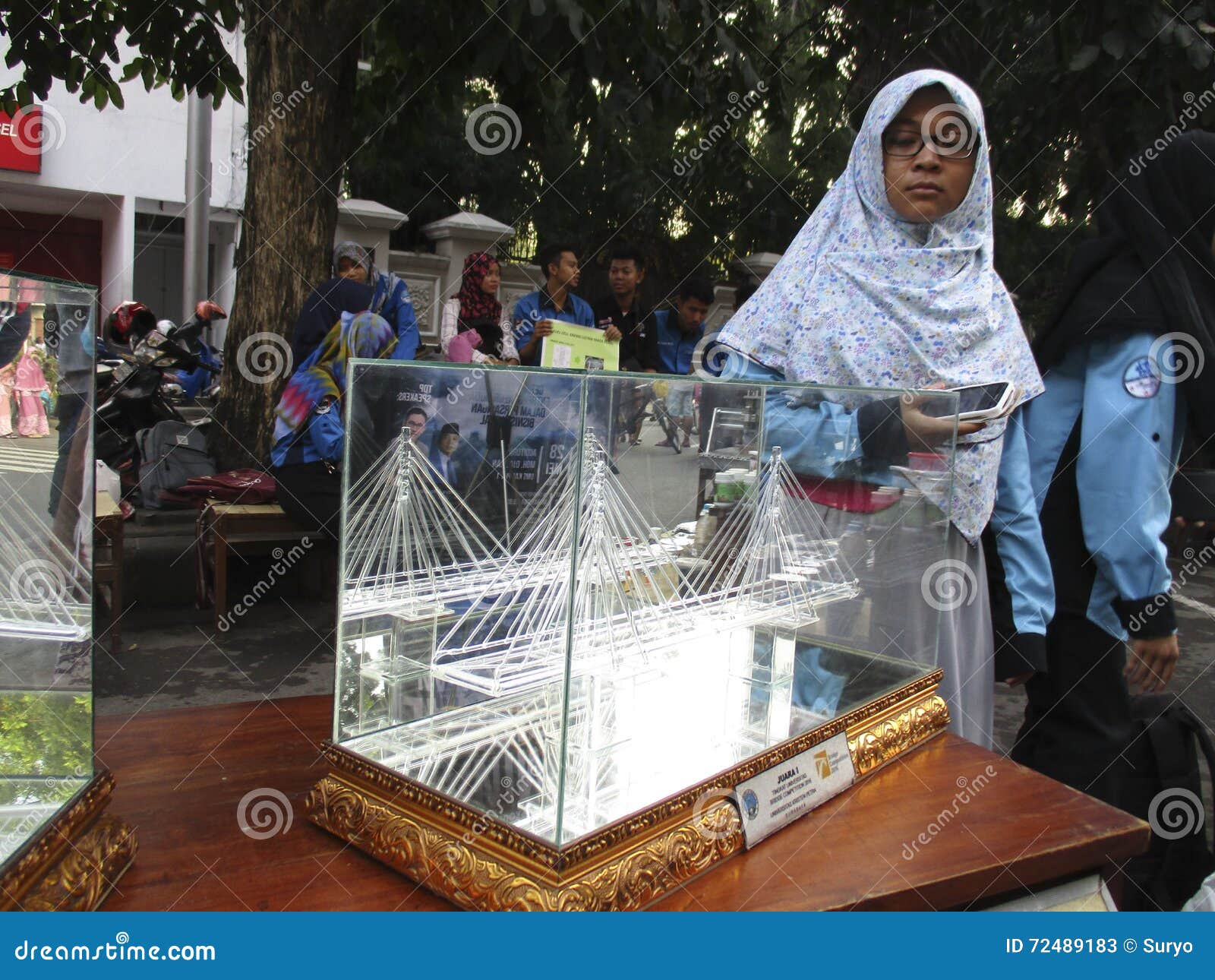 Miniature constructions editorial stock photo. Image of solo - 72489183