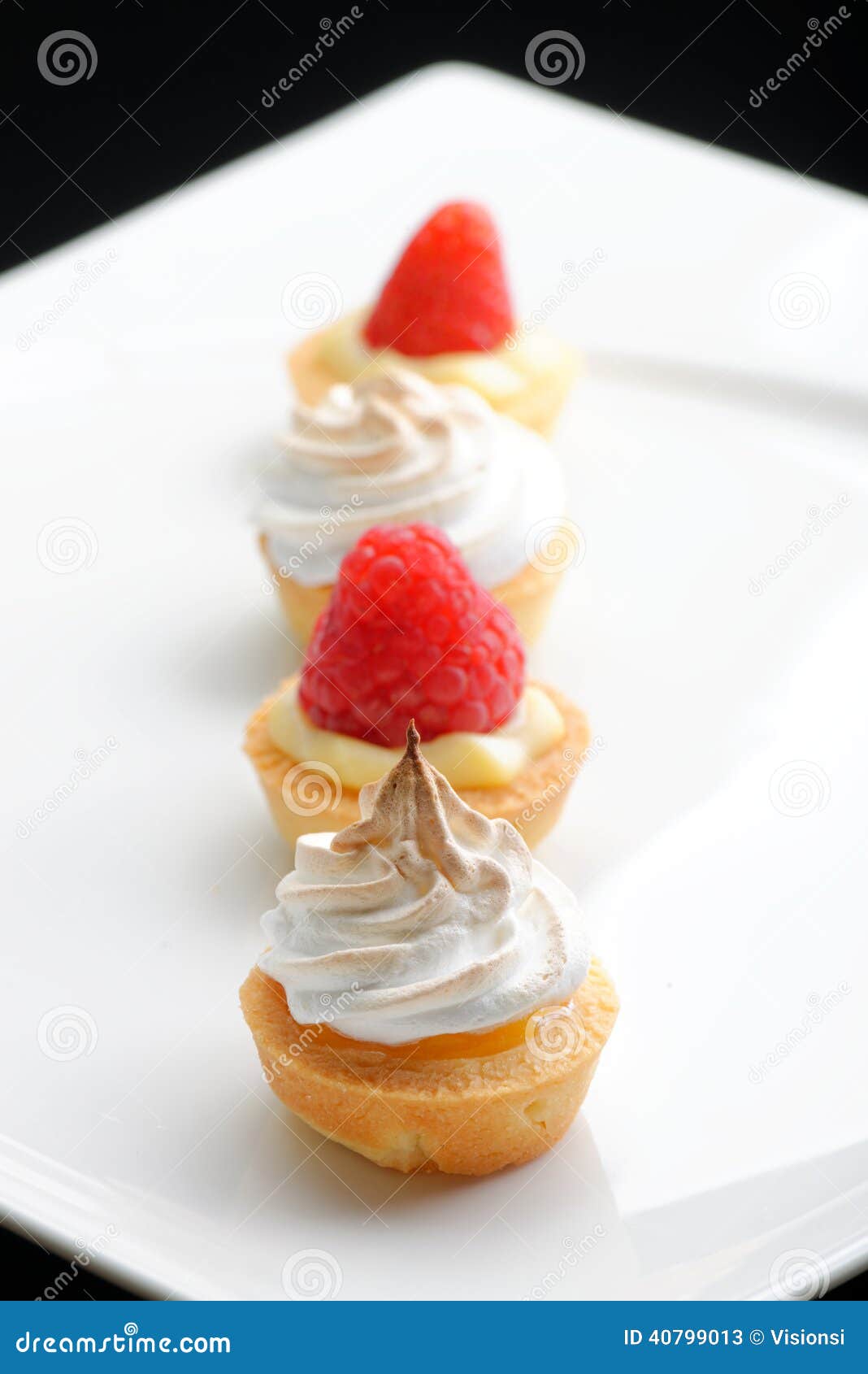 Miniature Crusty French Fruit Tart Royalty-Free Stock Photo ...