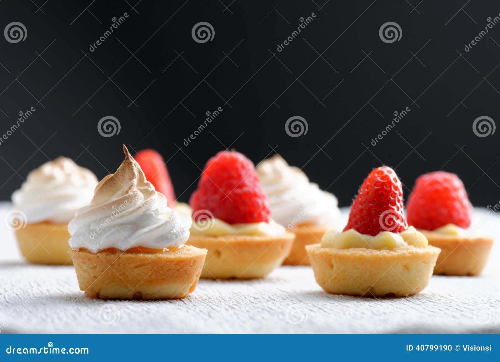 Miniature Crusty French Fruit Tart Stock Photos - Free & Royalty-Free ...