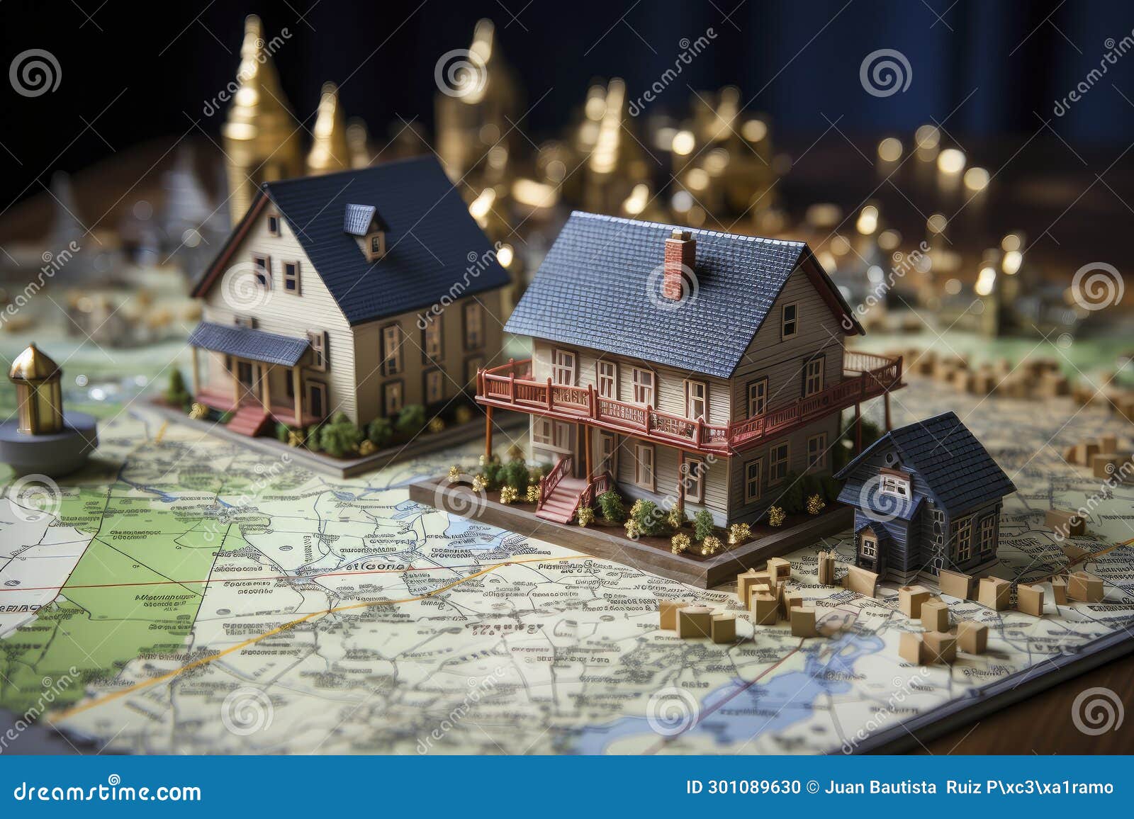 Miniature Dream Home: Architectural Model Showcase. Stock Photo - Image ...