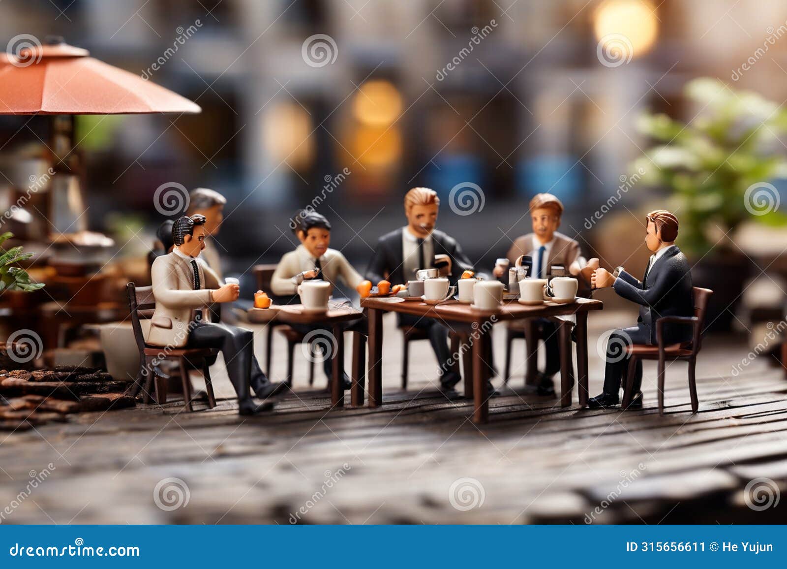 Miniature Engineers Fixing Computer Stock Illustration - Illustration ...