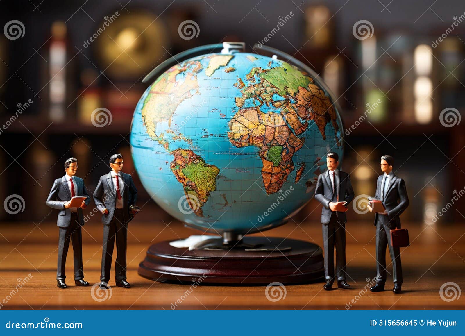 Miniature Engineers Fixing Computer Stock Illustration - Illustration ...