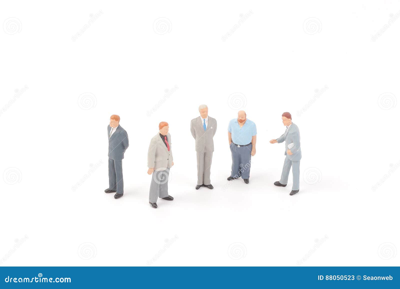 Miniature Figures of Business Man Stock Image - Image of mini ...