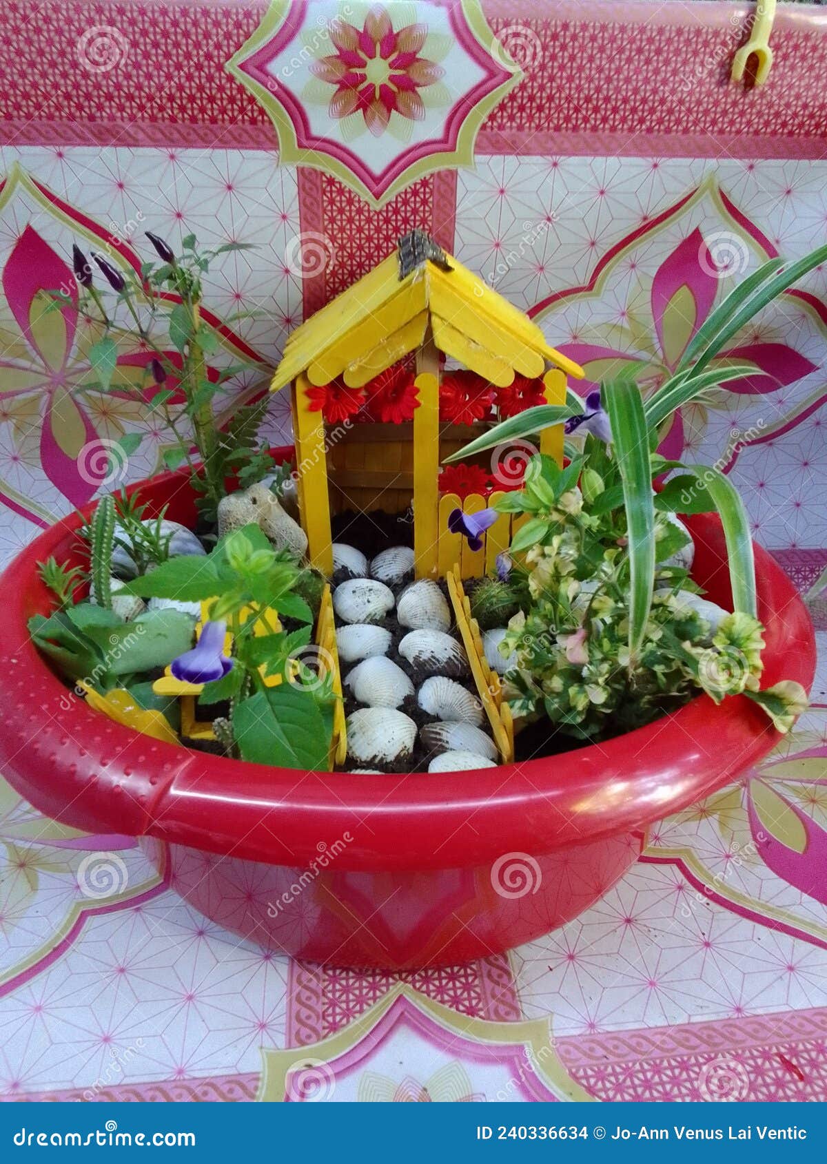 Miniature Garden Project in Science Stock Photo - Image of plant ...