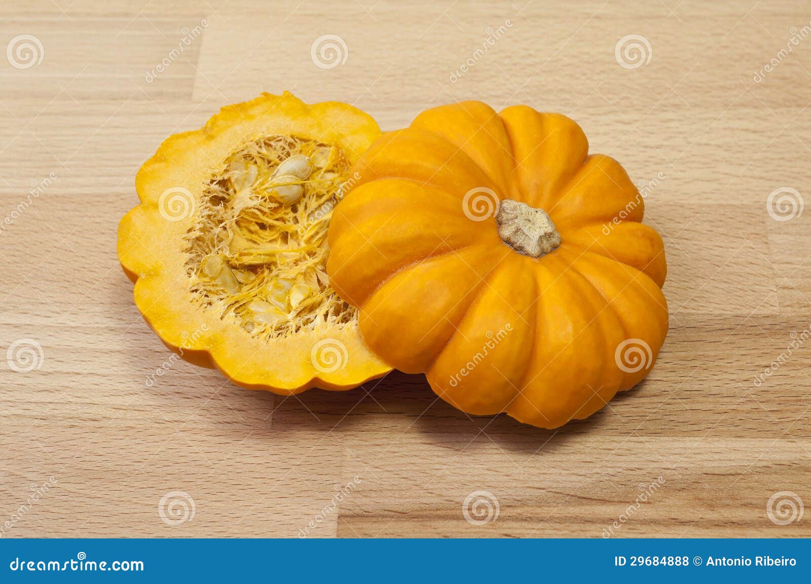 Miniature Gold Pumpkin stock photo. Image of agriculture - 29684888