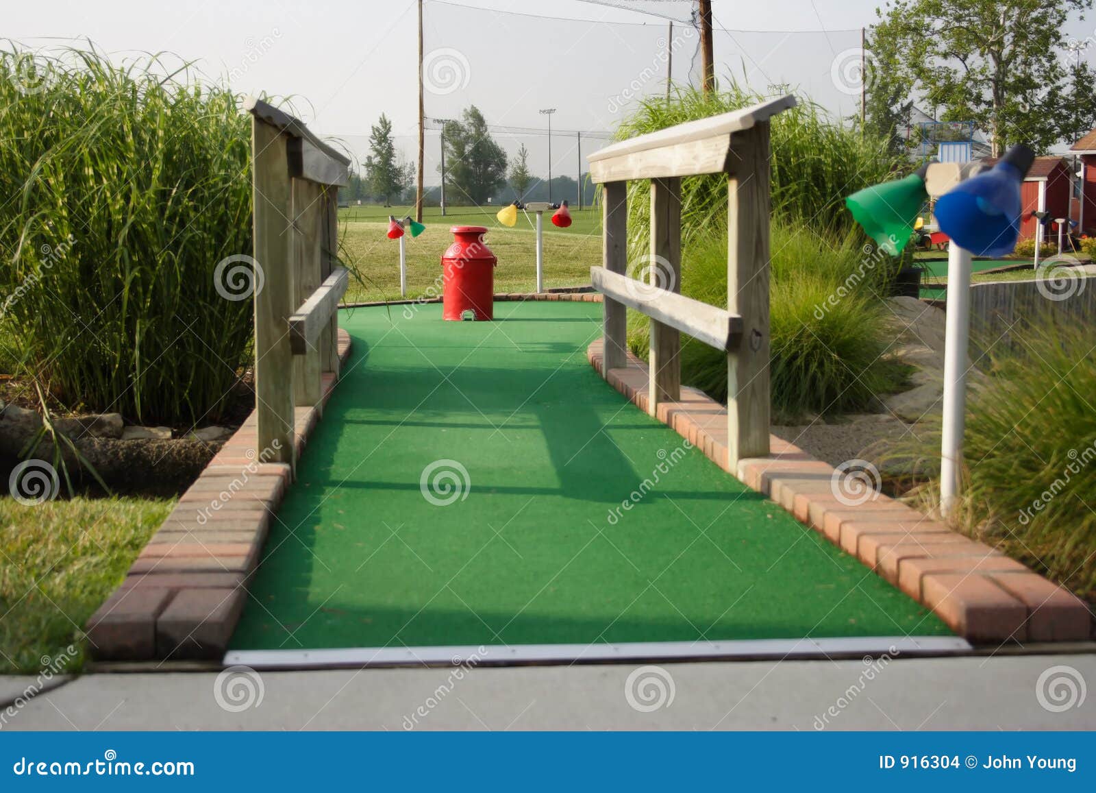 Miniature golf hole stock photo. Image of family, miss - 916304