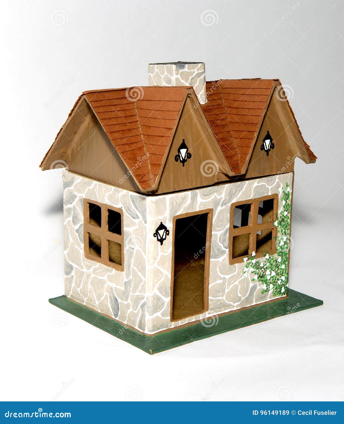 Miniature house stock image. Image of estate, house, cute - 96149189