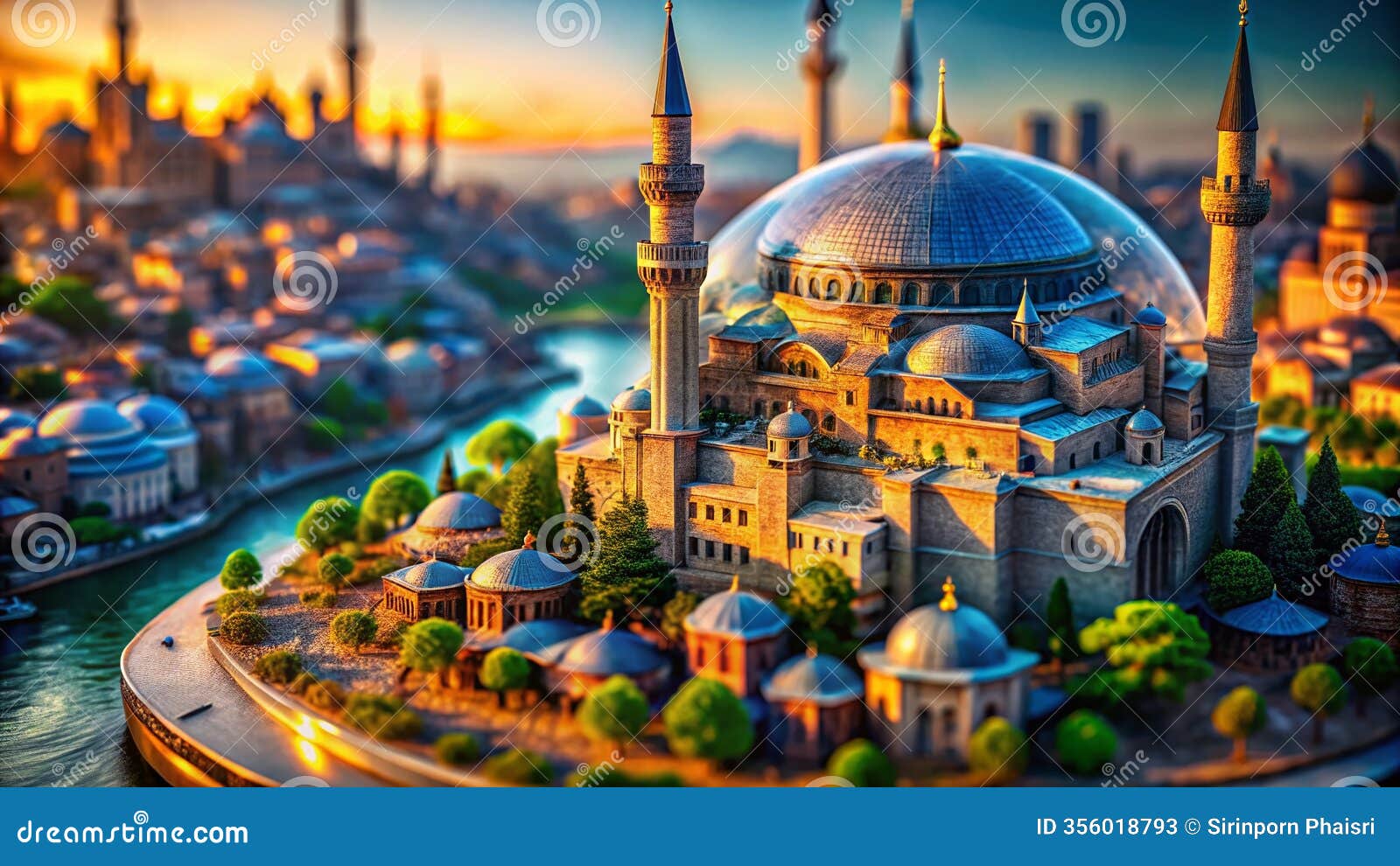 Istanbul Detailed Silhouette. Trendy Stylish Colorful Landmarks. The ...