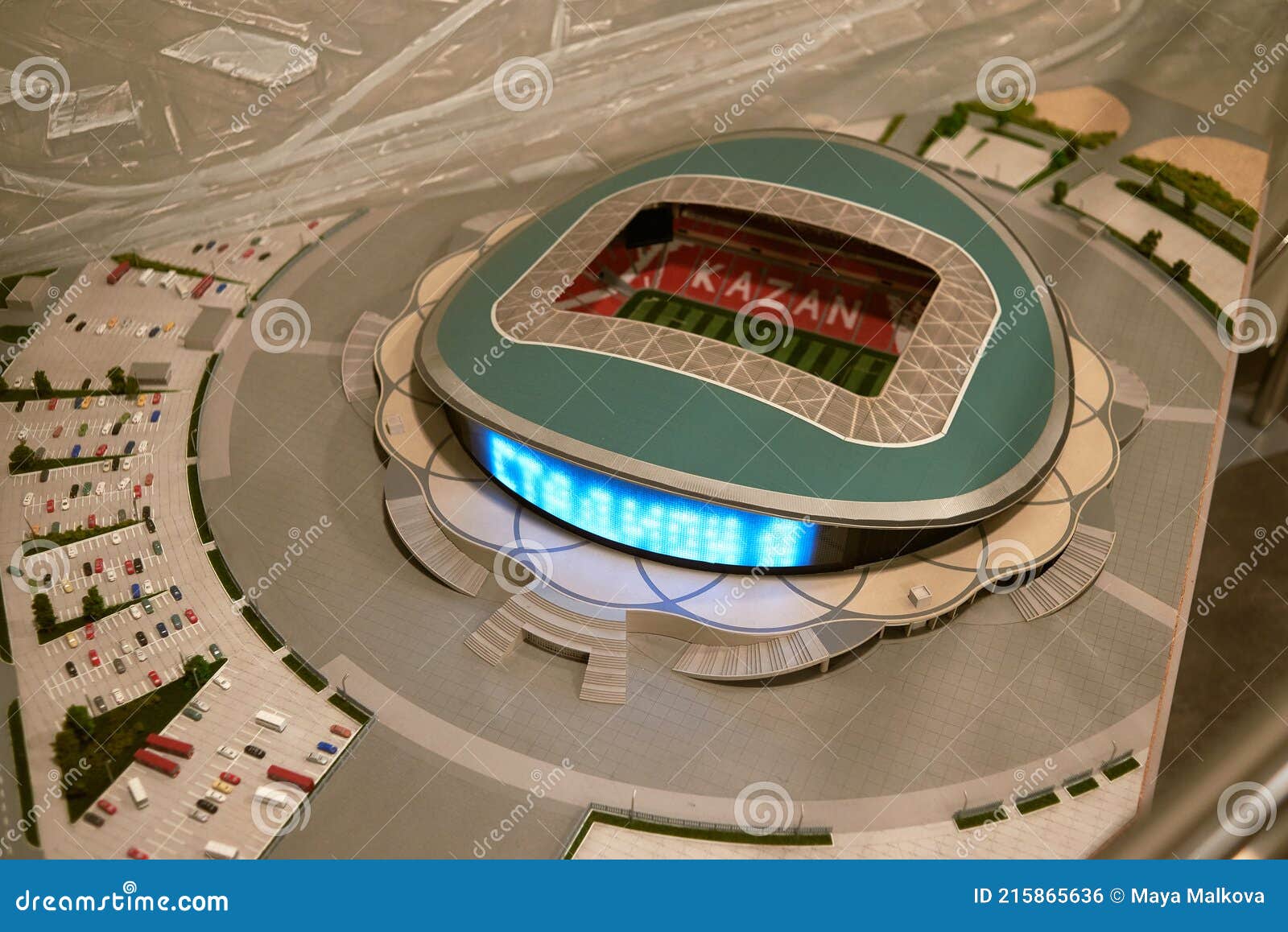 Miniature Layout of City. Mini-replicas of City Buildings and Landmarks ...