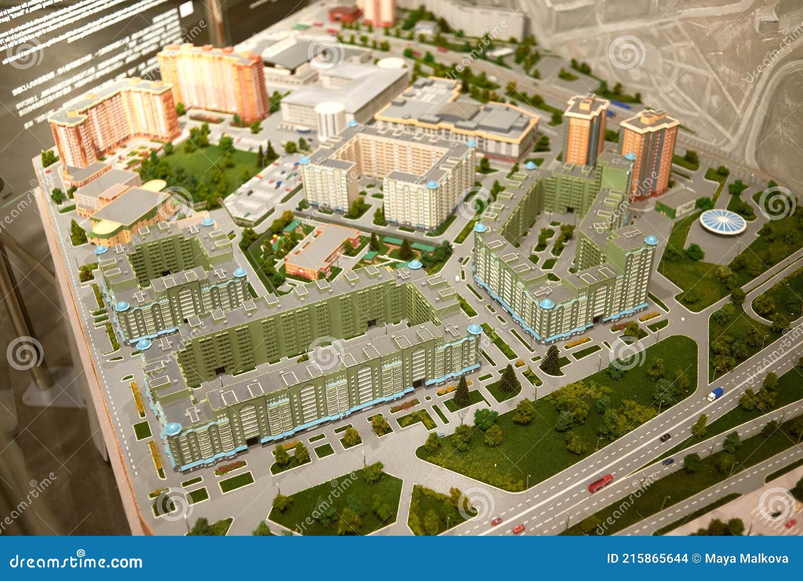 Miniature Layout of City. Mini-replicas of City Buildings and Landmarks ...