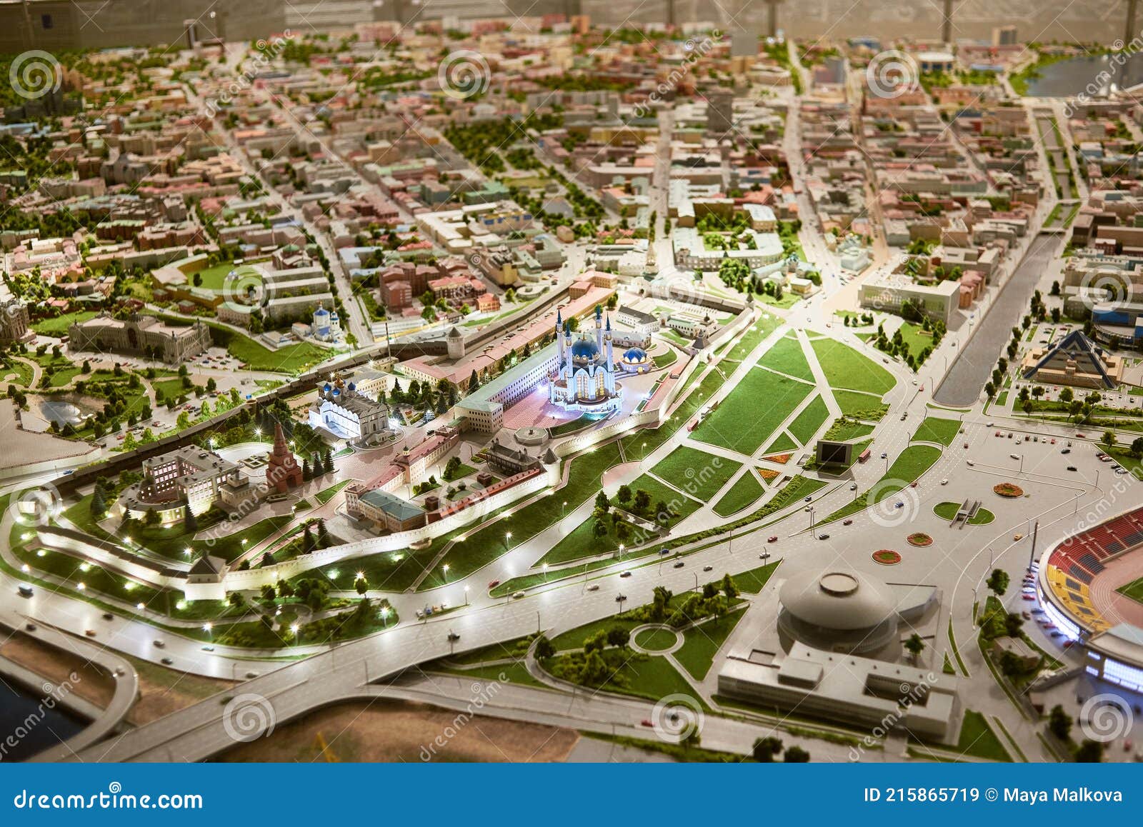 Miniature Layout Of A House In The Hands Of A Male Businessman. On The ...