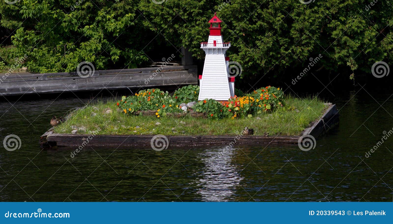 Miniature Lighthouse stock image. Image of grass, green - 20339543
