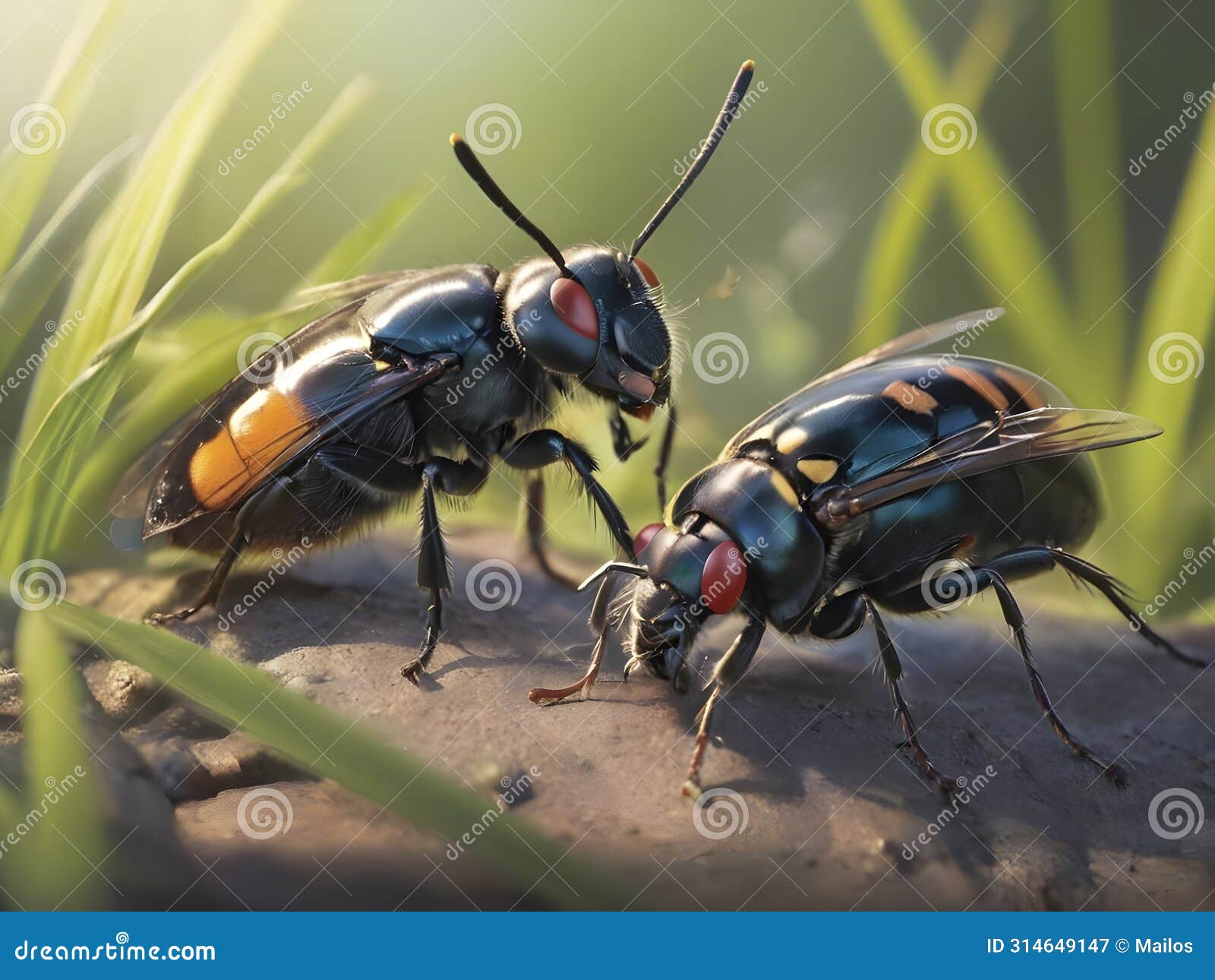 Miniature Marvels. the World of Bugs Up Close Stock Image - Image of ...