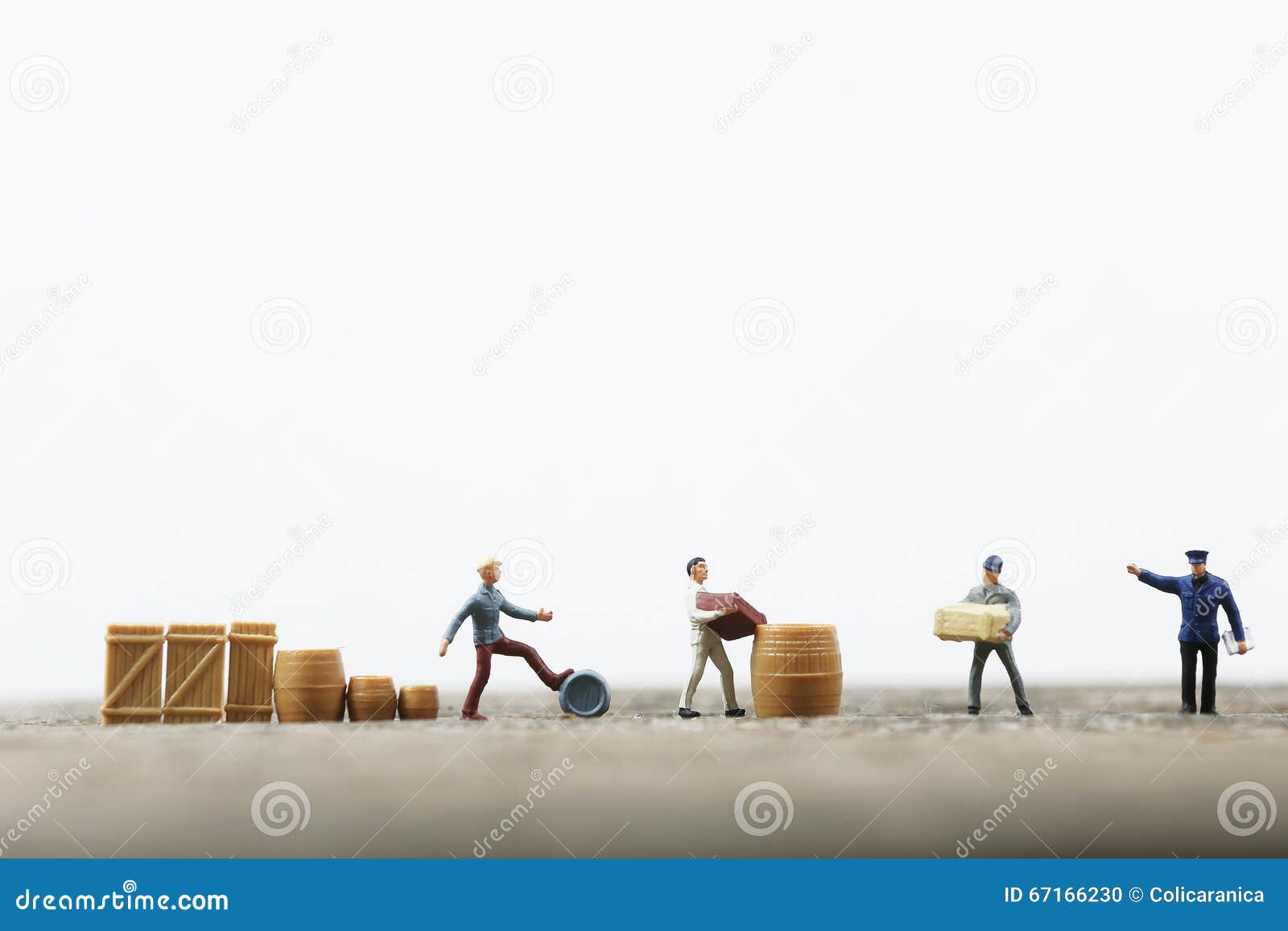 Miniature men working stock photo. Image of employees - 67166230