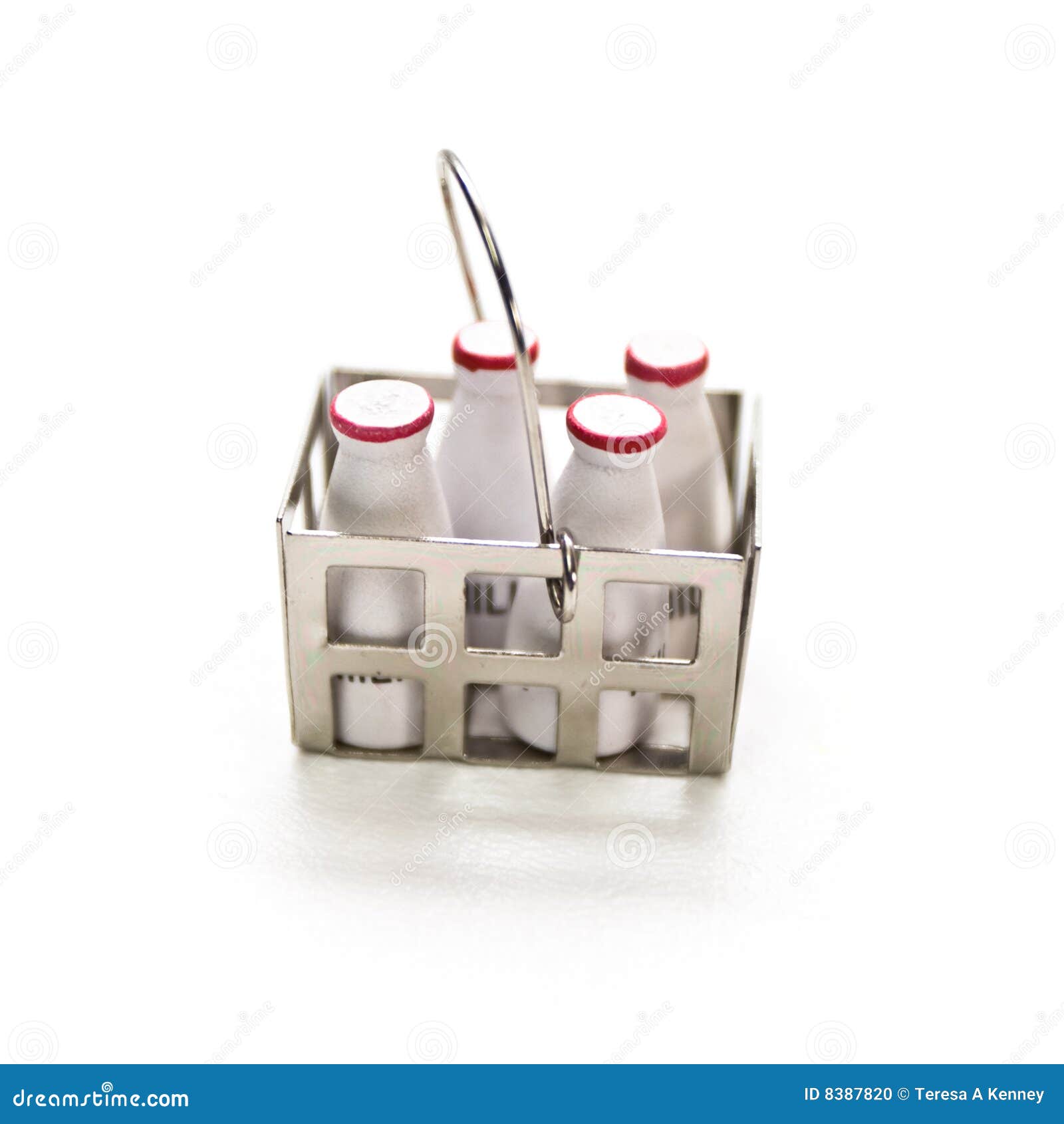 Miniature Milk Bottles Stock Photo | CartoonDealer.com #8387820