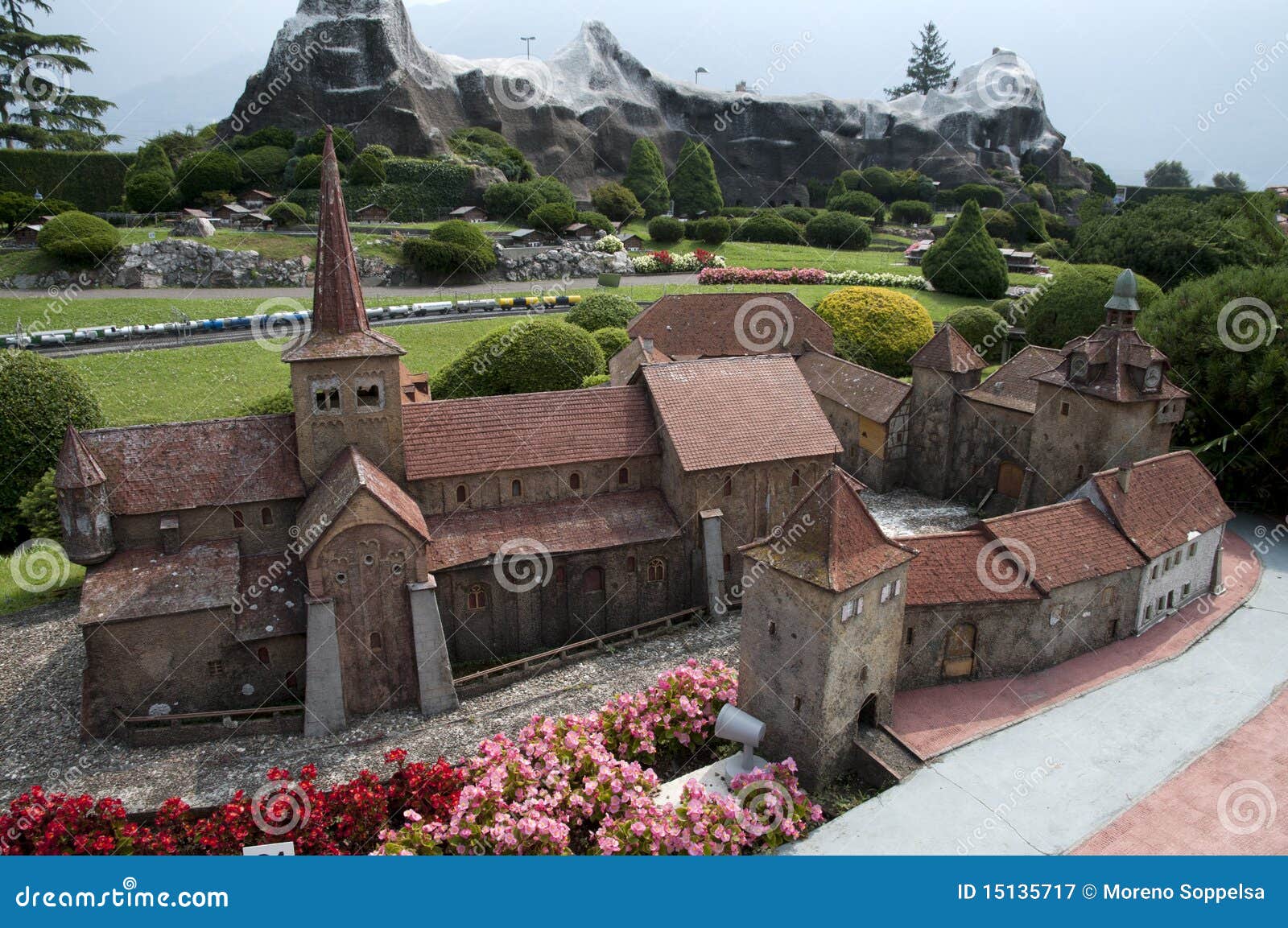 Miniature Model (castle) in Mini Park Editorial Photography - Image of ...