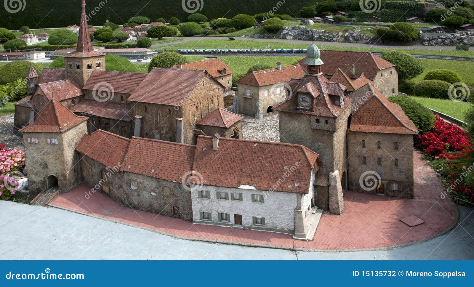 Miniature Model (castle) in Mini Park Editorial Photography - Image of ...