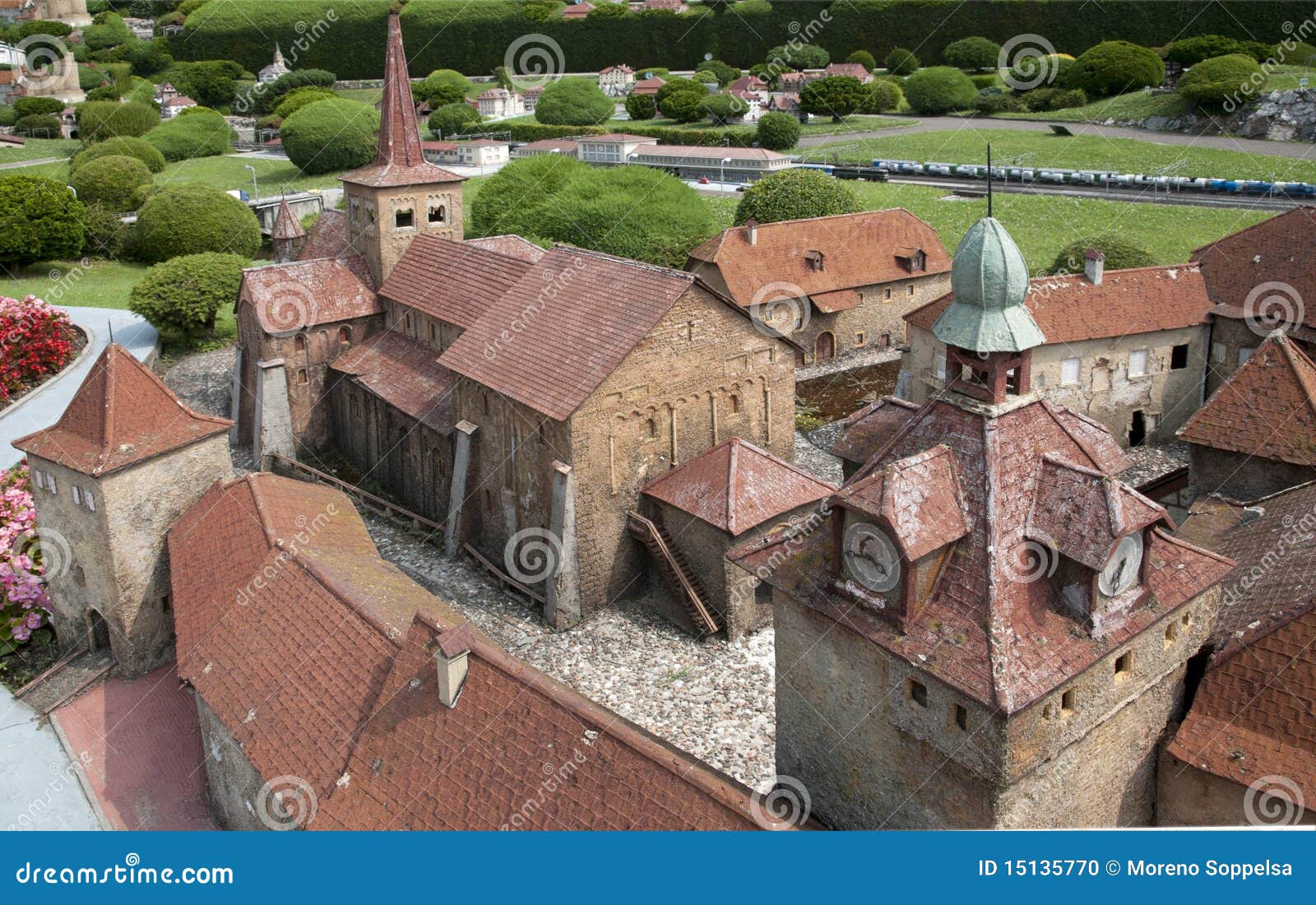 Miniature Model (castle) in Mini Park Editorial Image - Image of ...