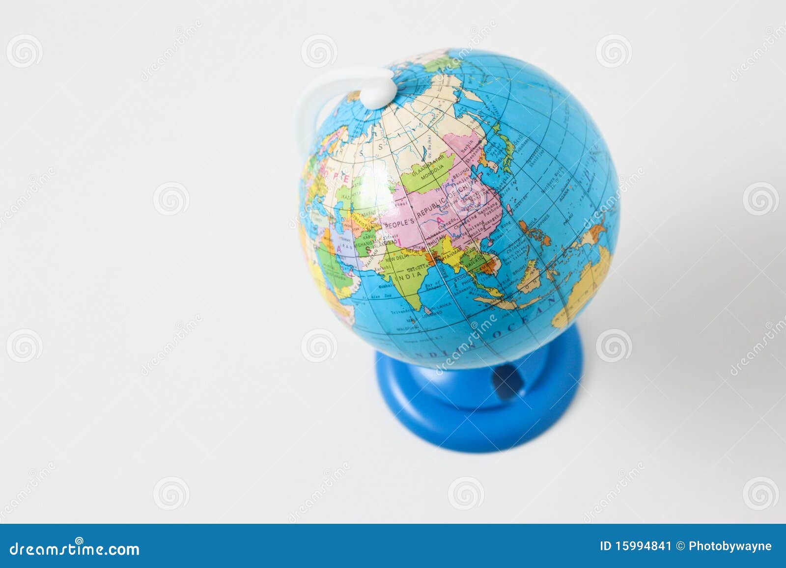 Miniature Model of the Globe Stock Image - Image of school, global ...