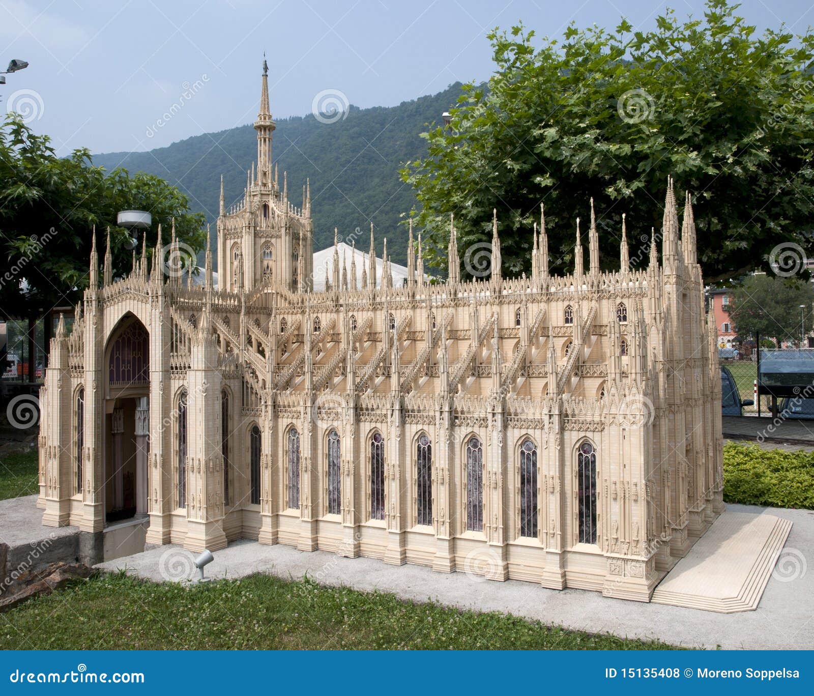 Miniature Model in Mini Park Editorial Stock Photo - Image of ...