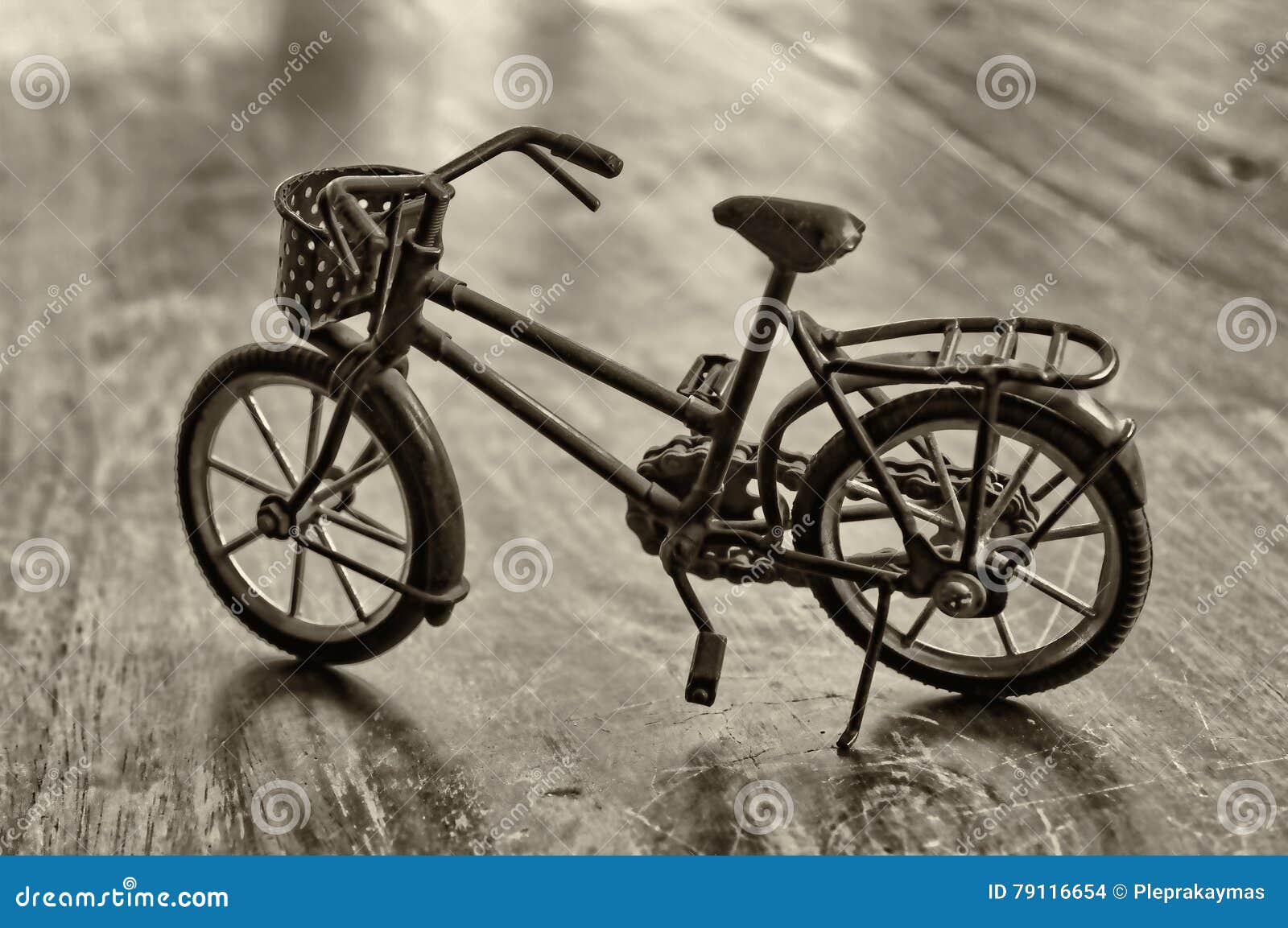 Miniature of old bicycle stock photo. Image of single - 79116654