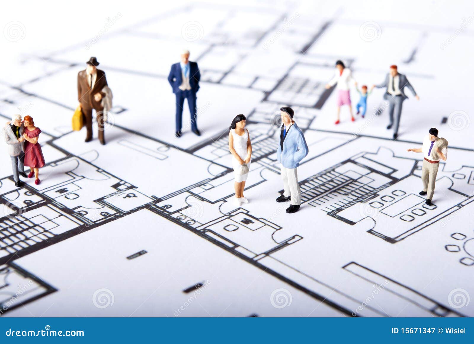 Miniature people stock image. Image of global, businesswoman - 15671347