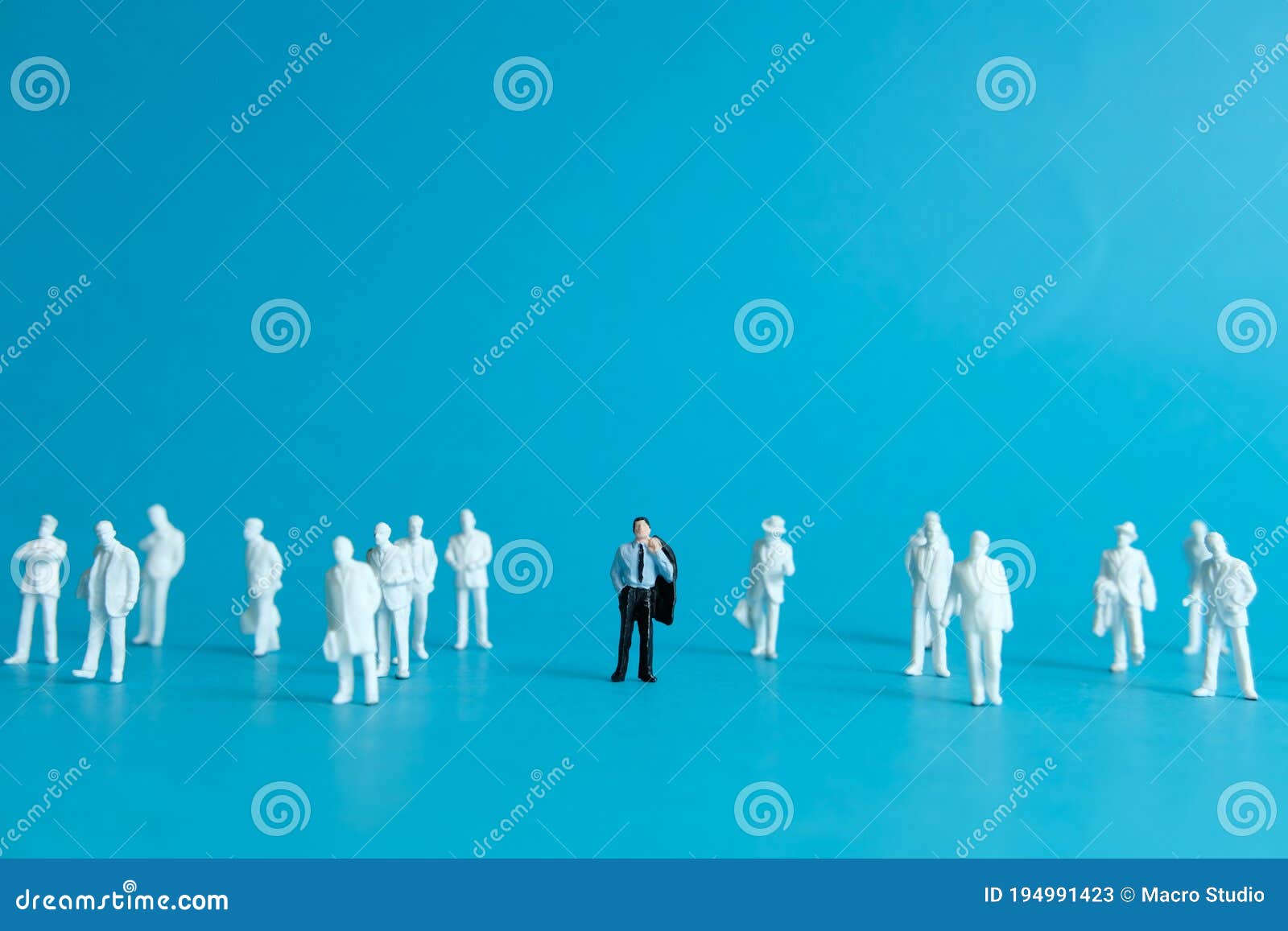 Miniature People Concept - a Different Business Worker Standout from ...