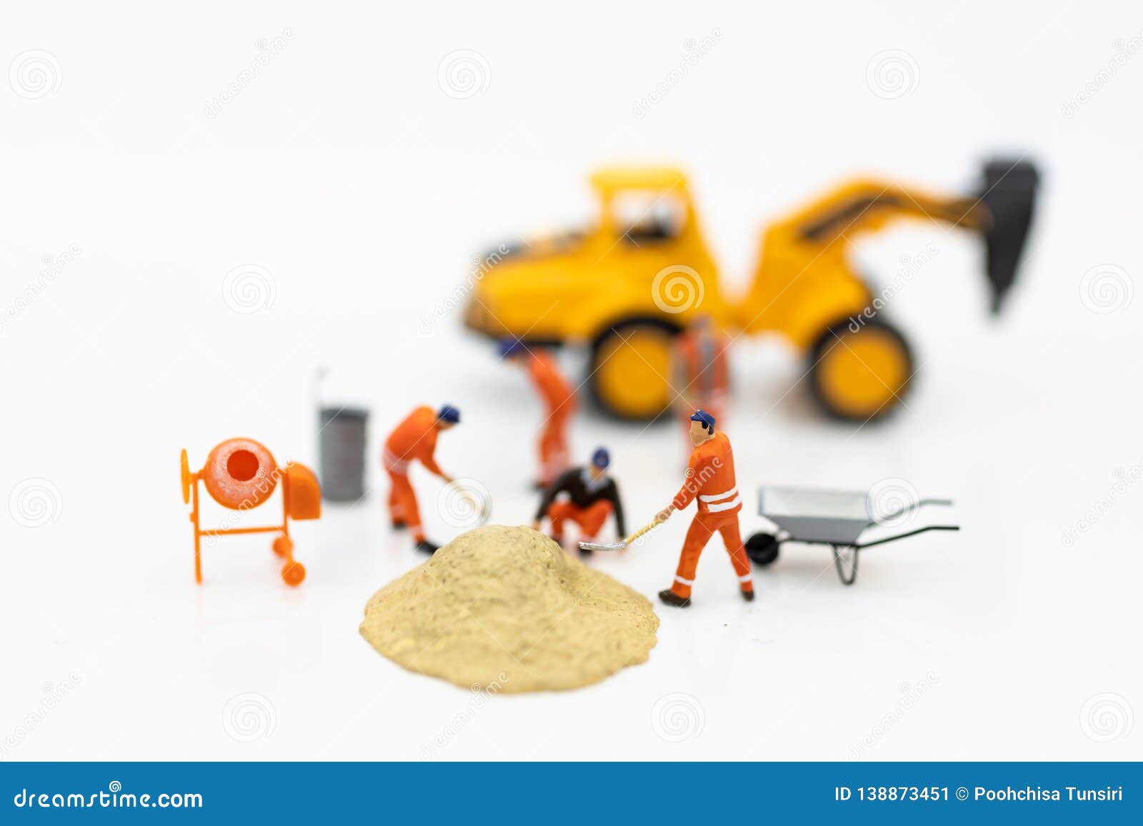 Miniature People: Construction Workers Building Plans , Have Building ...