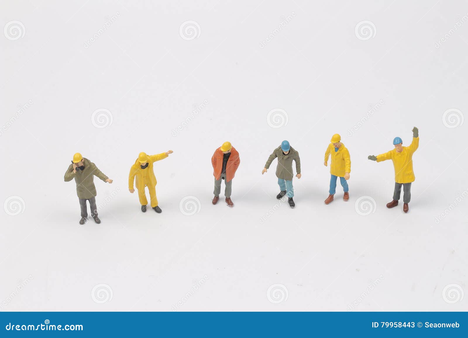 Miniature People Engineer Worker Stock Image - Image of mini, family ...