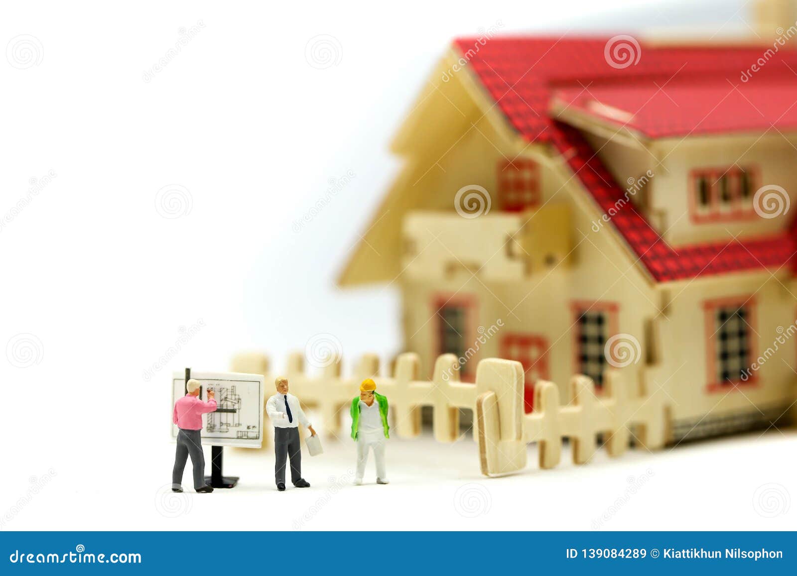 Miniature People : Engineering People and Architecture Working on ...