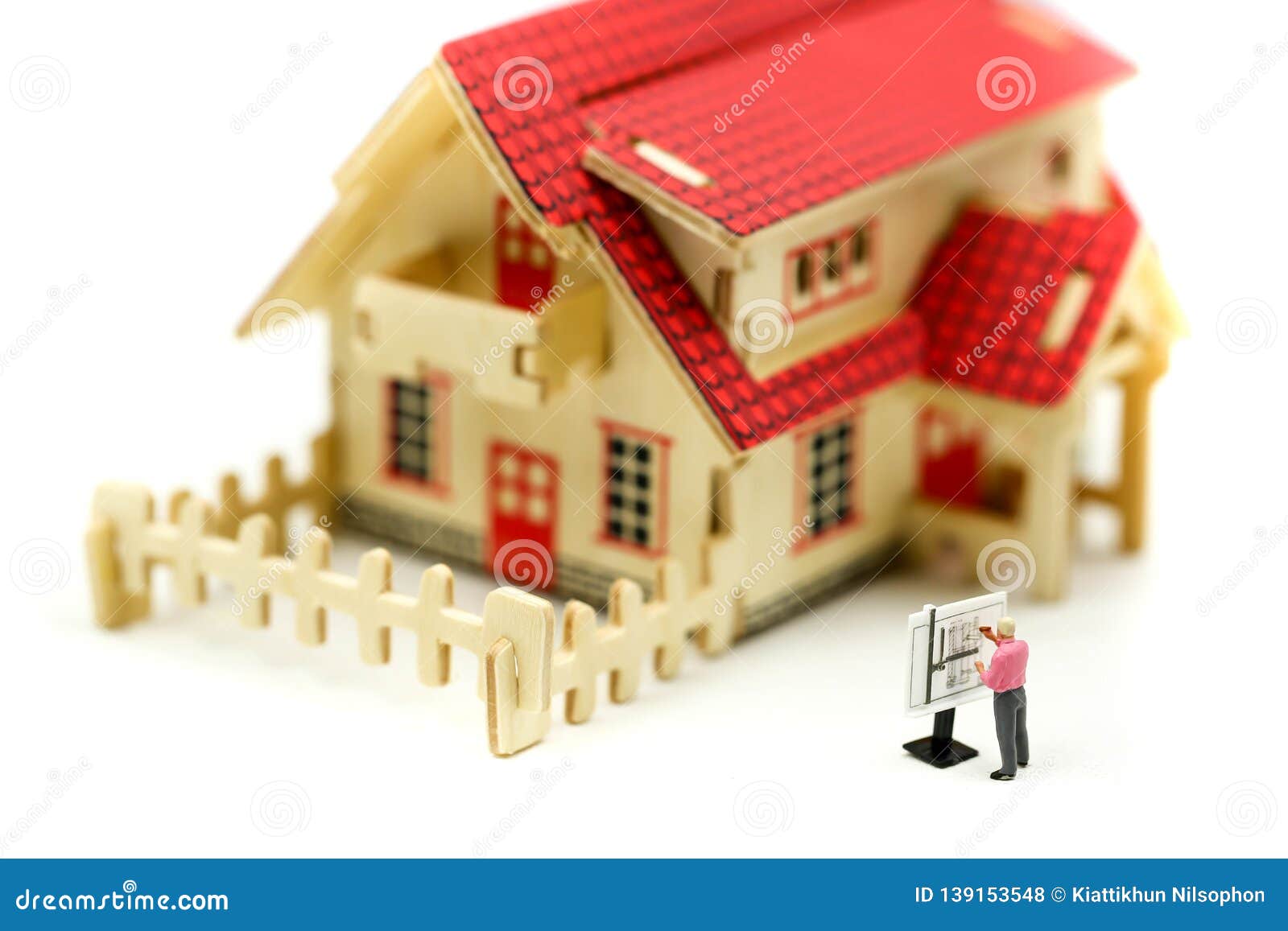 Miniature People : Engineering People and Architecture Working on ...