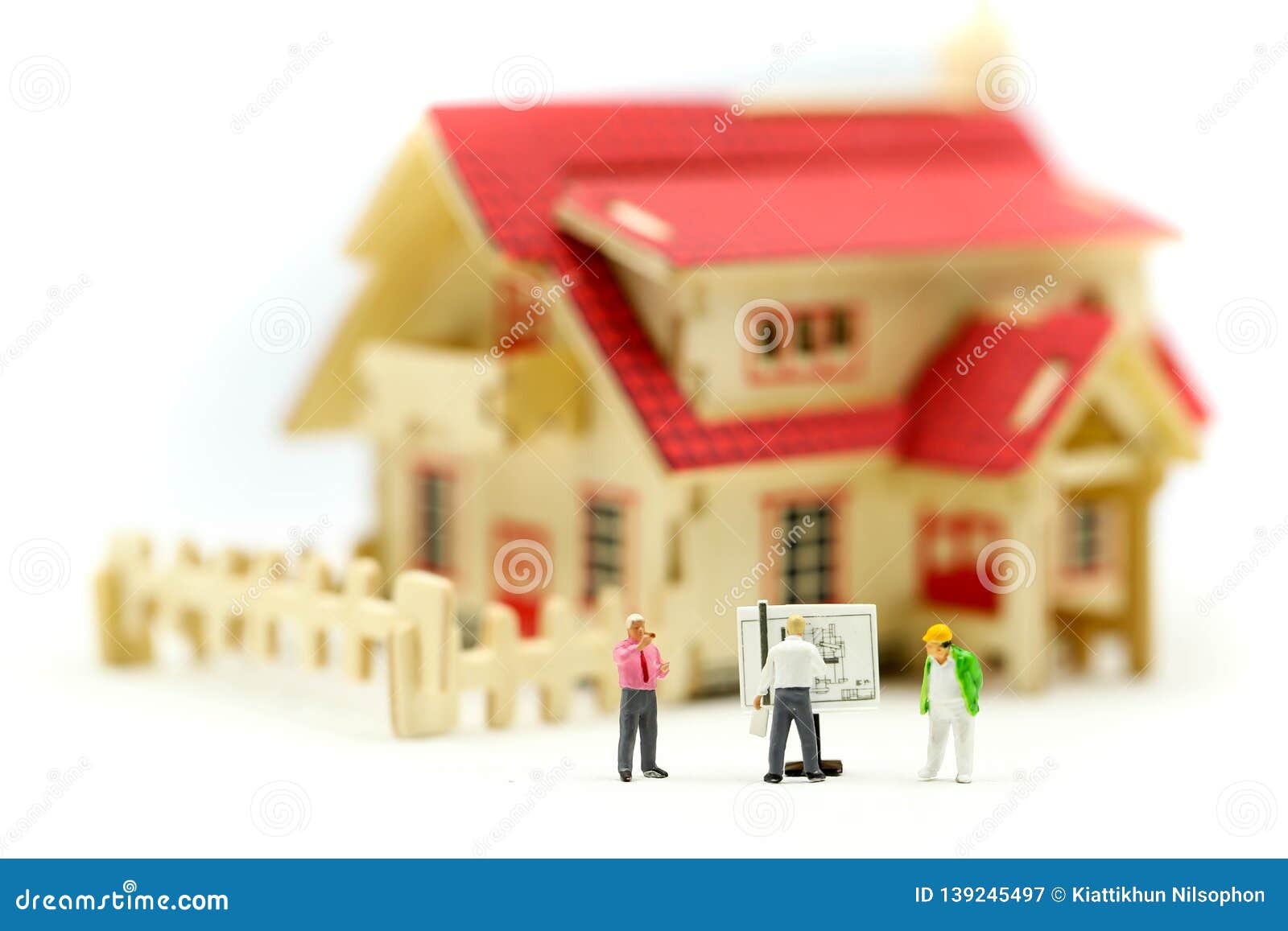 Miniature People : Engineering People and Architecture Working on ...