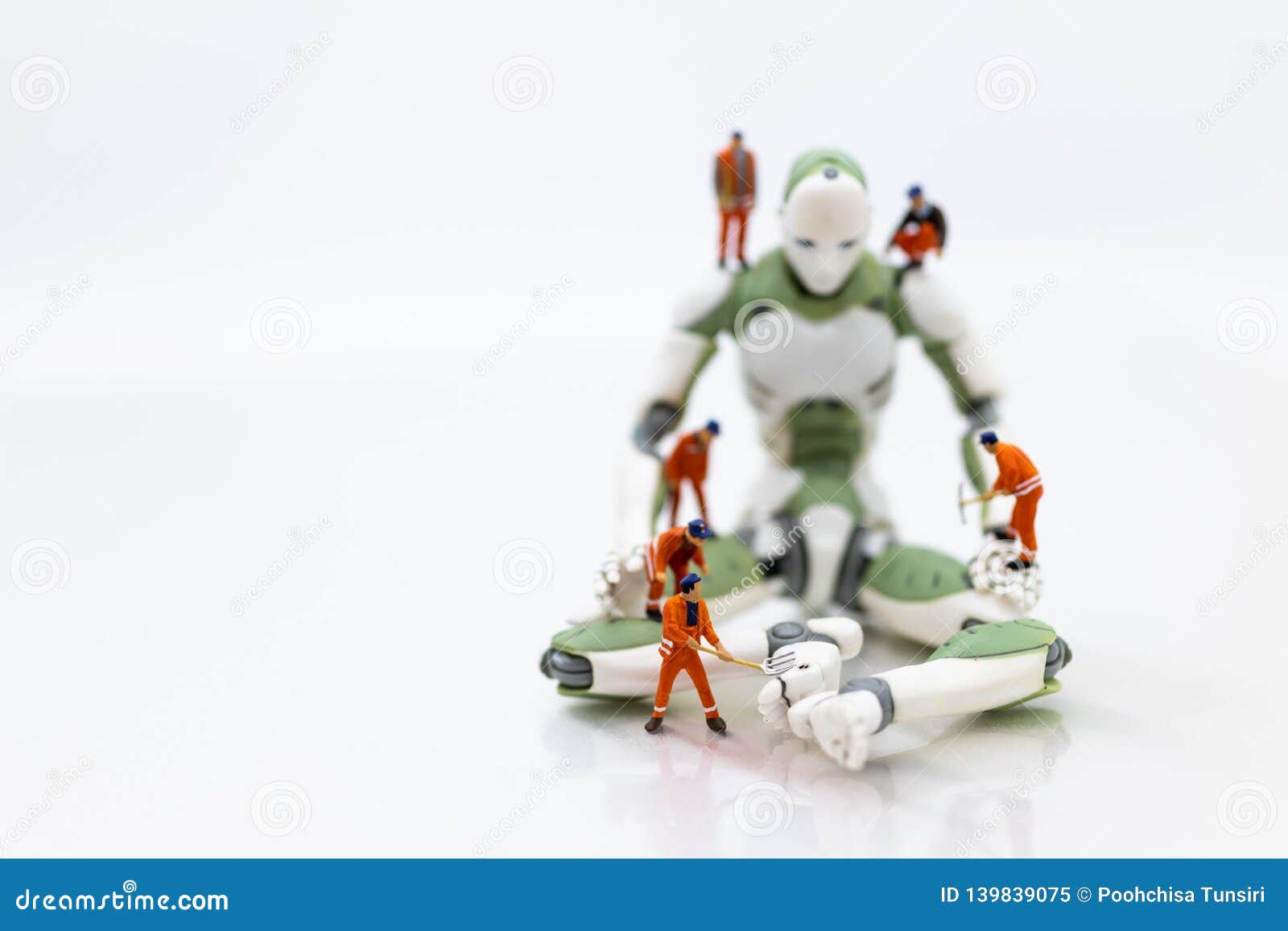 Miniature People : Engineering is Developing an AI Robot System, Using ...