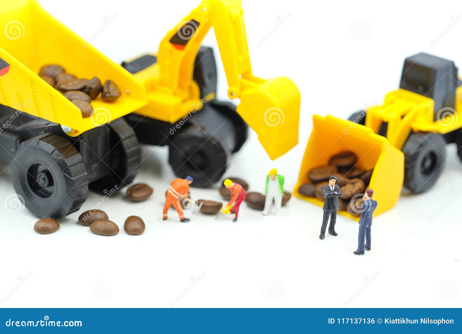 Miniature People : Professional Construction Engineer with Businessmans ...