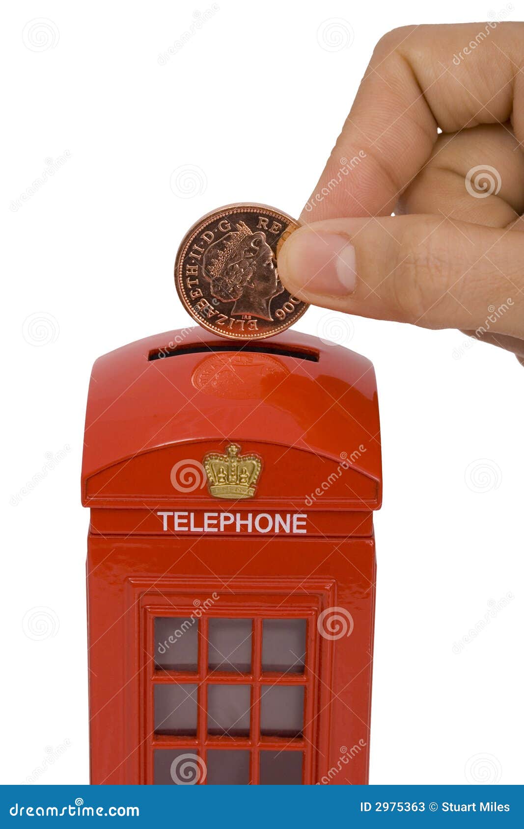 Miniature phone box editorial stock photo. Image of change - 2975363