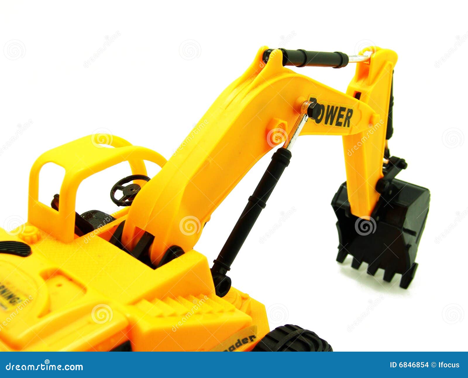 Miniature Powerful Shovel-loader Stock Photo - Image of children, cast ...