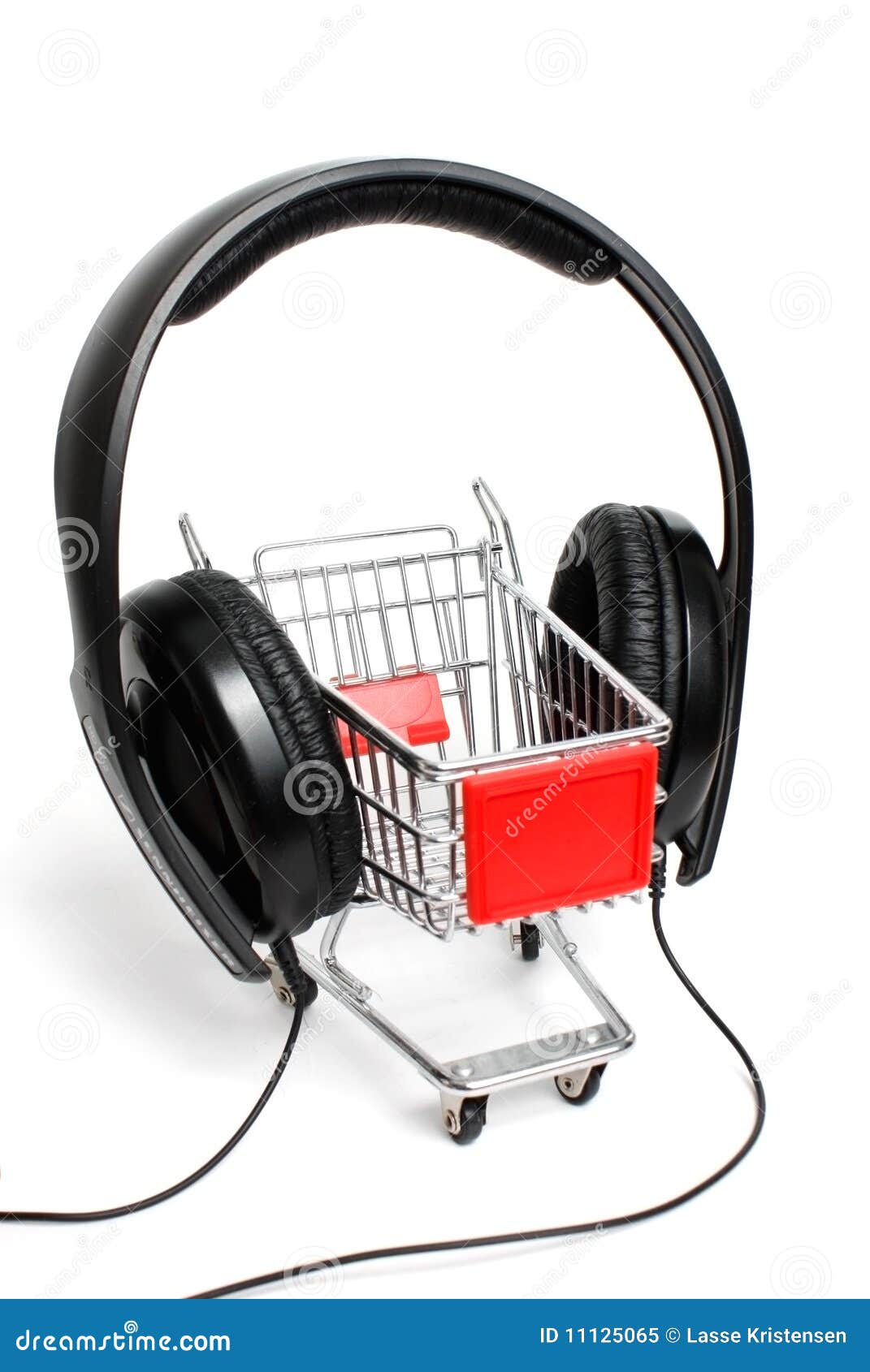 Miniature shopping trolley stock image. Image of online - 11125065