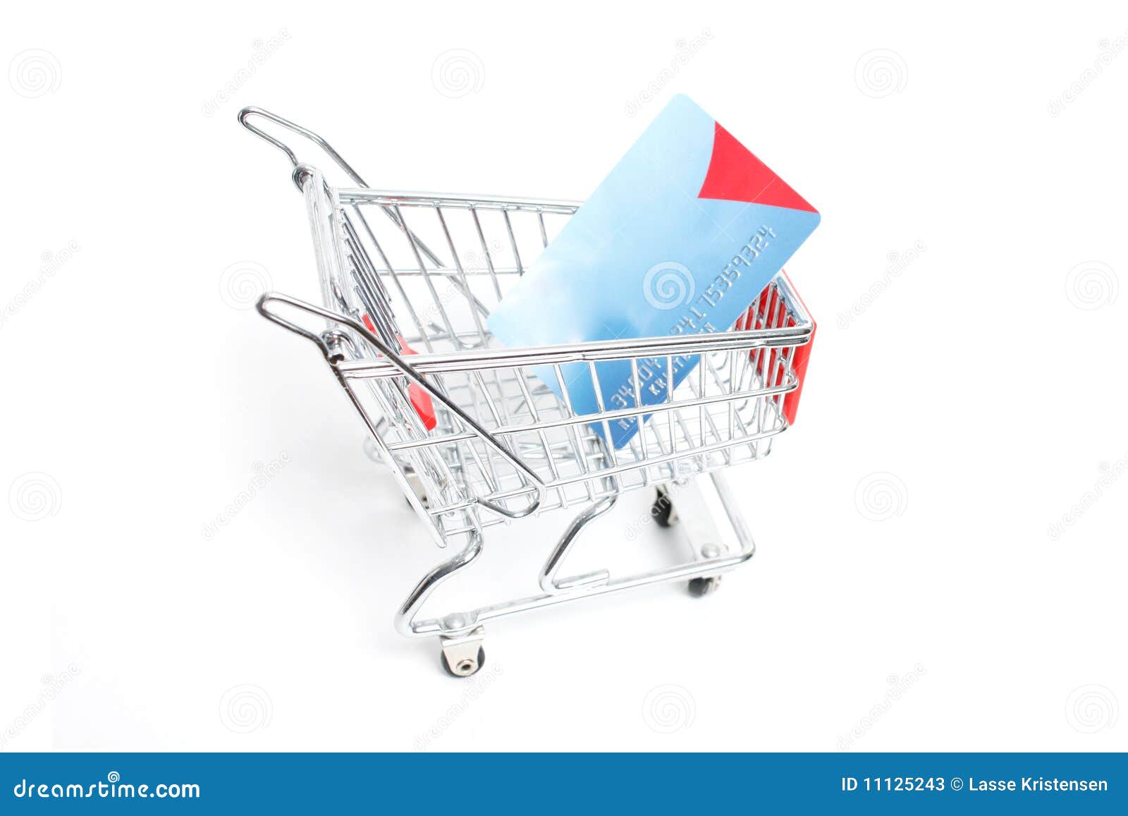Miniature shopping trolley stock image. Image of small - 11125243