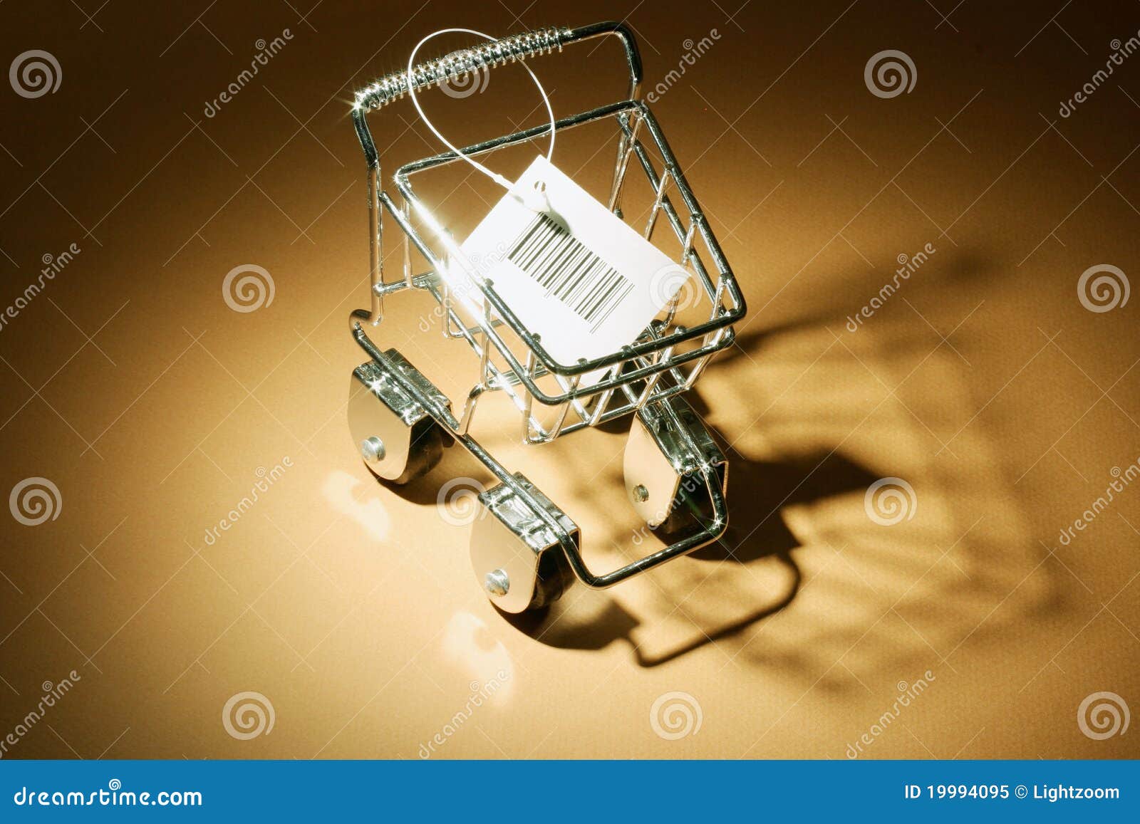 Miniature Shopping Trolley stock image. Image of chore - 19994095