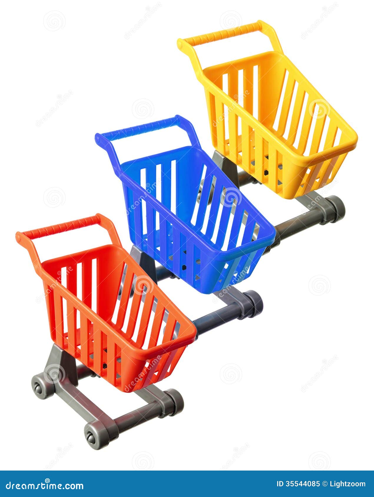 Miniature Shopping Trolleys Stock Image - Image of sale, shot: 35544085