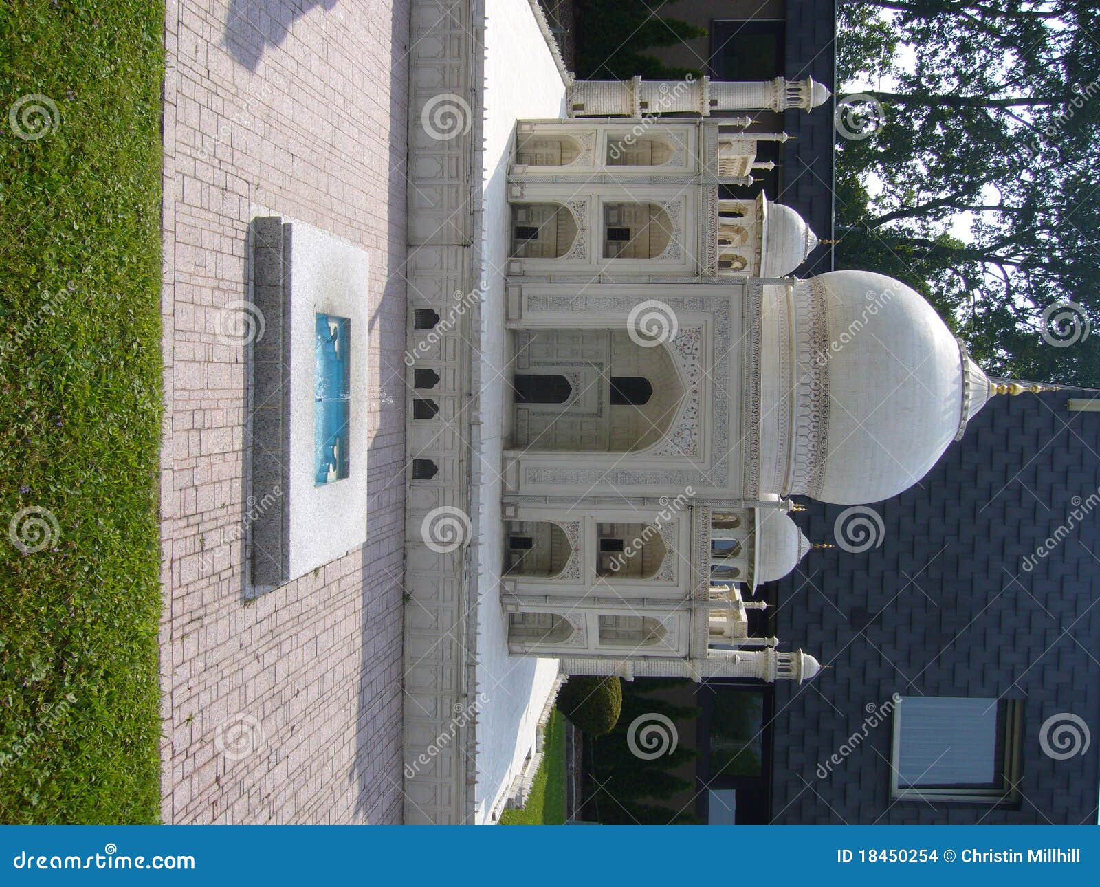 Miniature Taj Mahal editorial stock image. Image of cupola - 18450254