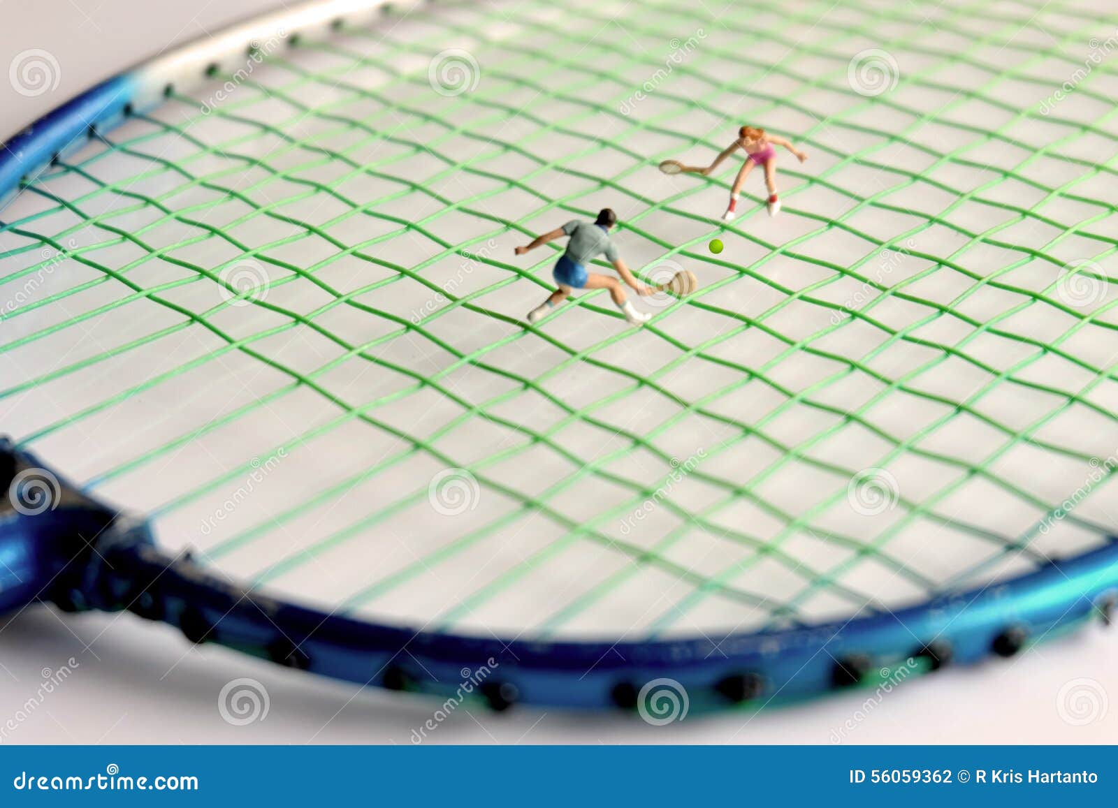 Miniature Tennis Player stock photo. Image of player - 56059362