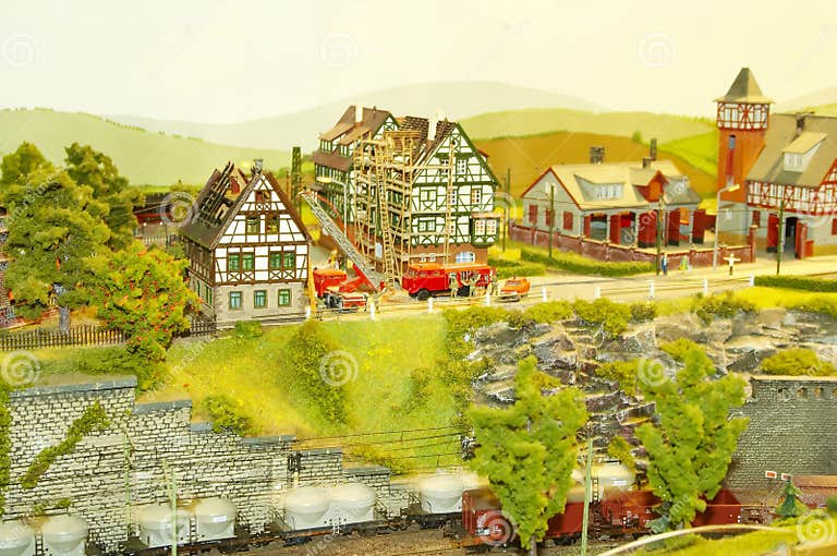 Miniature Town stock image. Image of scene, miniature - 2144735