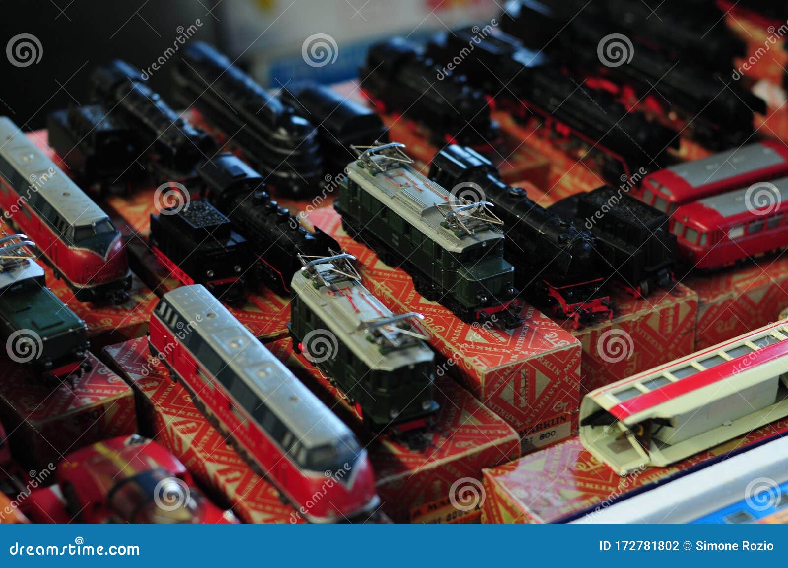 Toy trains stock photo. Image of miniature, railroad - 172781802