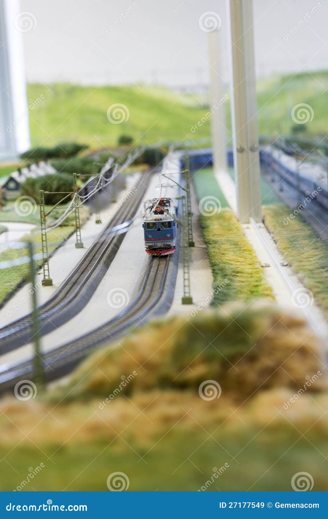 Miniature Train Model Stock Image | CartoonDealer.com #19860001